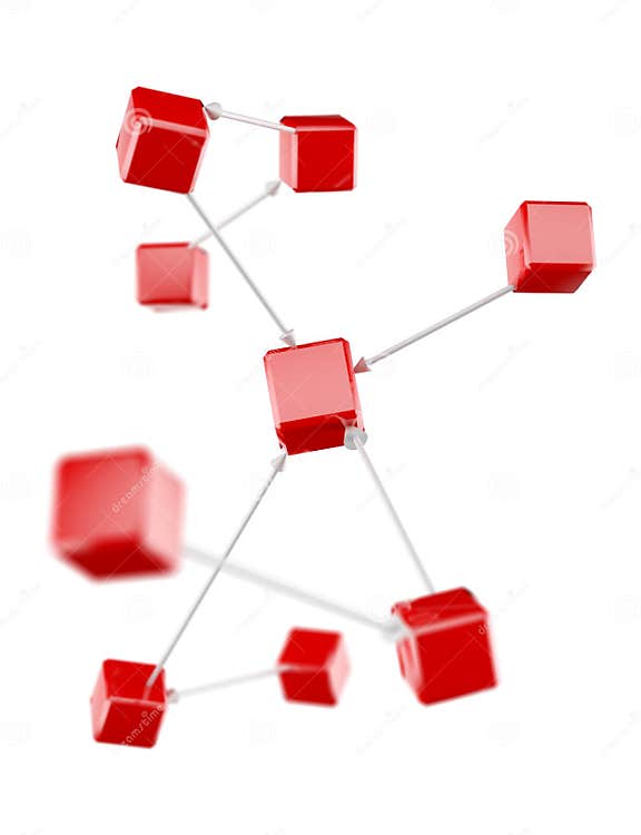 Connections Diagram Concept Stock Illustration - Illustration of ...