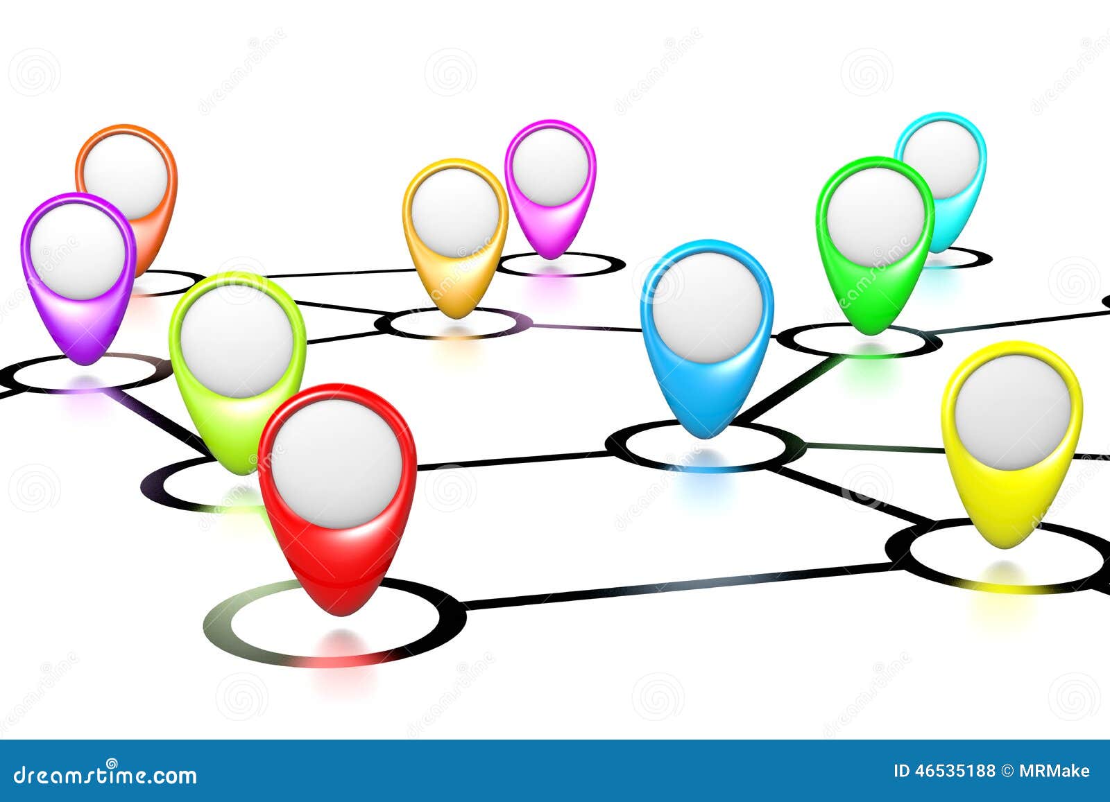 Connections Map stock illustration. Illustration of destination - 46535188