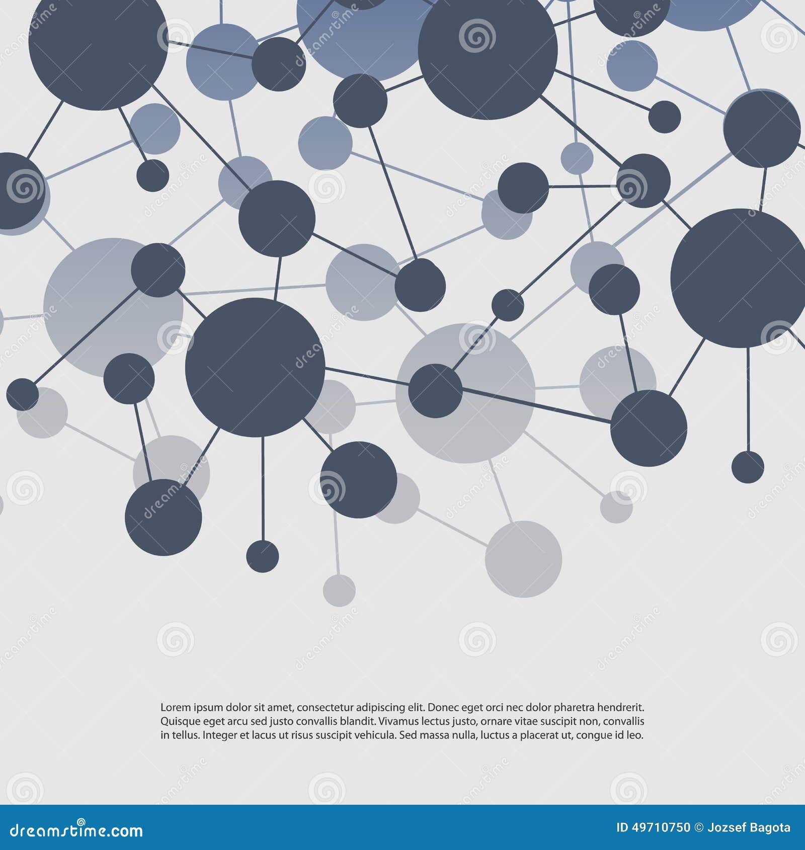 Connections - Molecular, Global, Business Network Design Stock Vector ...