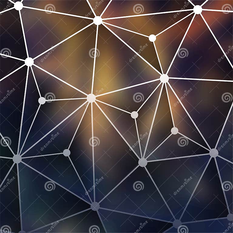 Connections - Molecular, Global, Business Network Design with Blurred ...