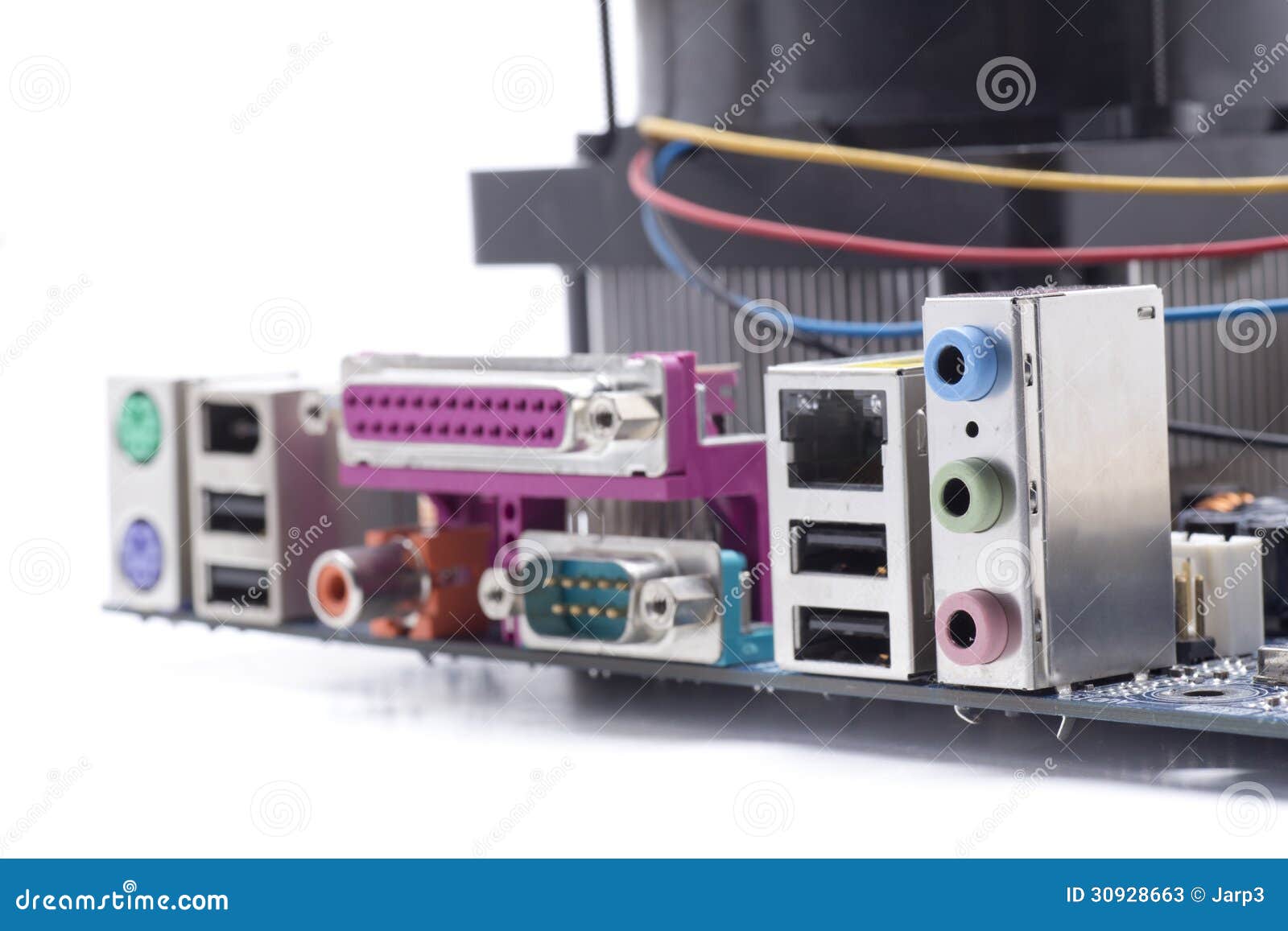Connections motherboard stock image. Image of hardware - 30928663