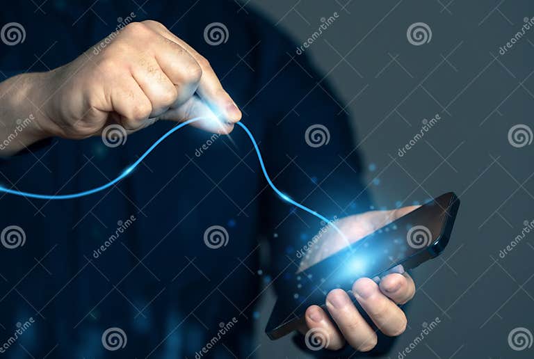 Connections and Networking. Unravel the Tangle of Problems Stock Image ...