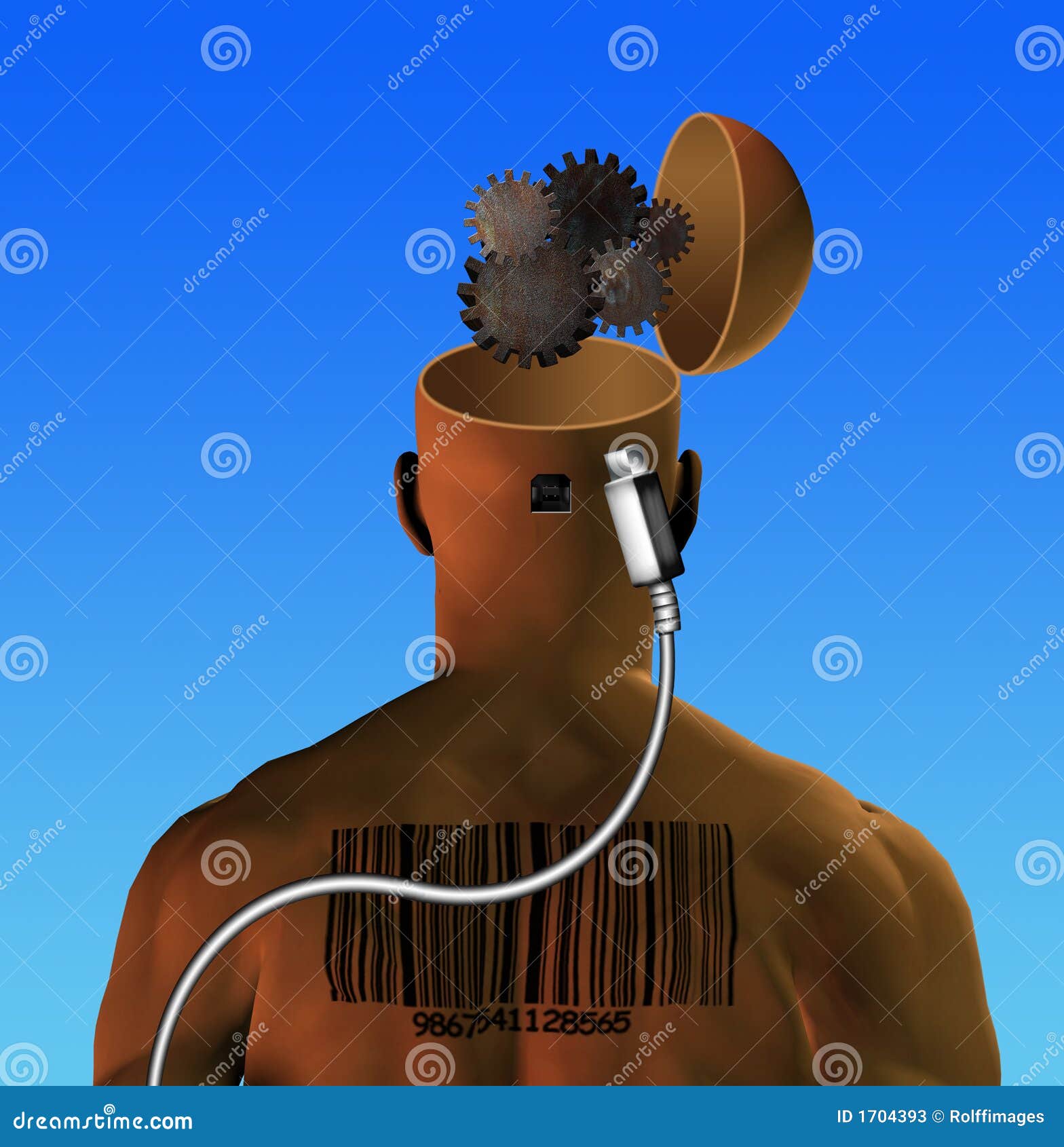 Connections to the mind stock illustration. Illustration of psyche ...