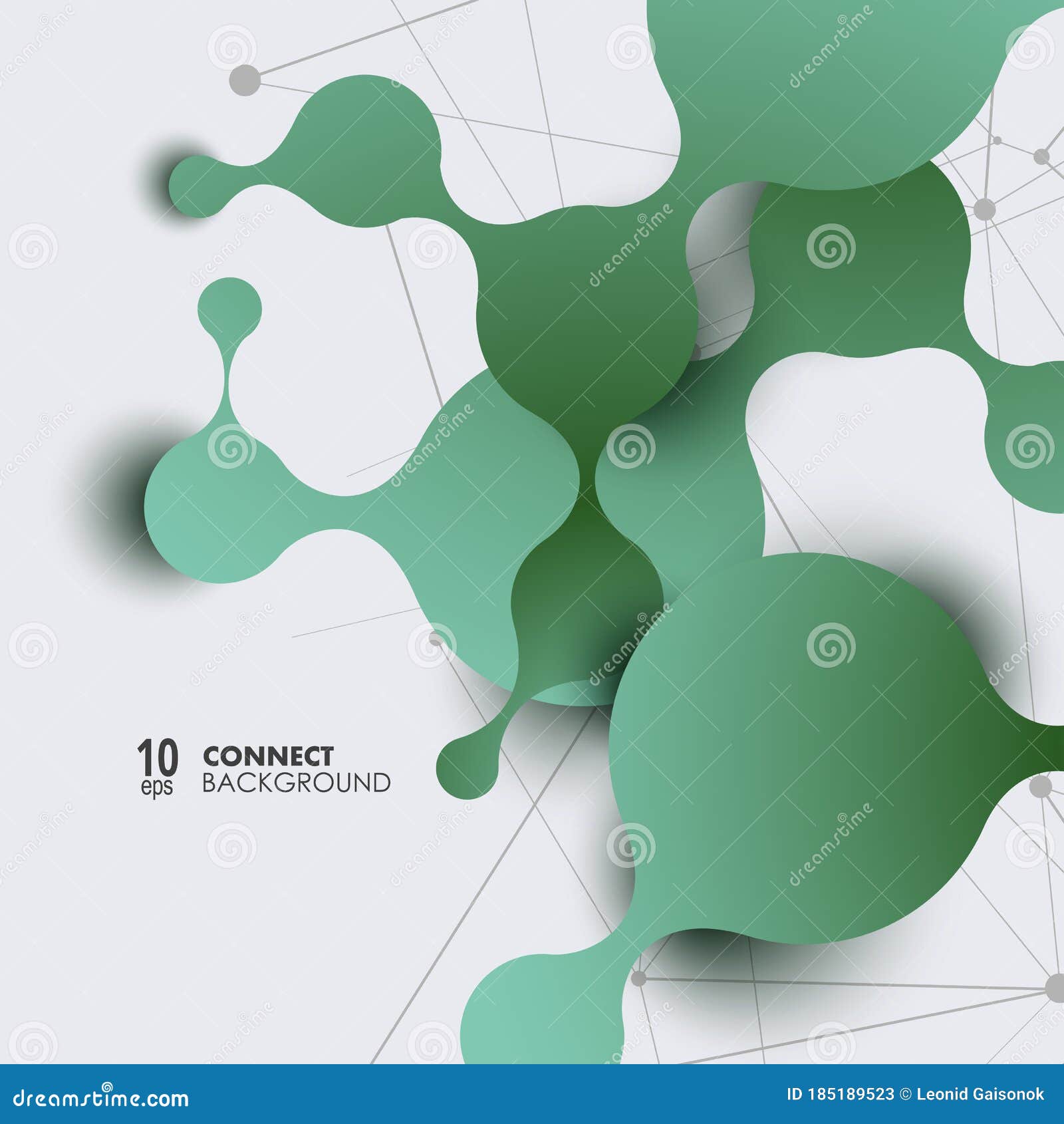 Connections Vector Atoms and Molecules Stock Illustration ...