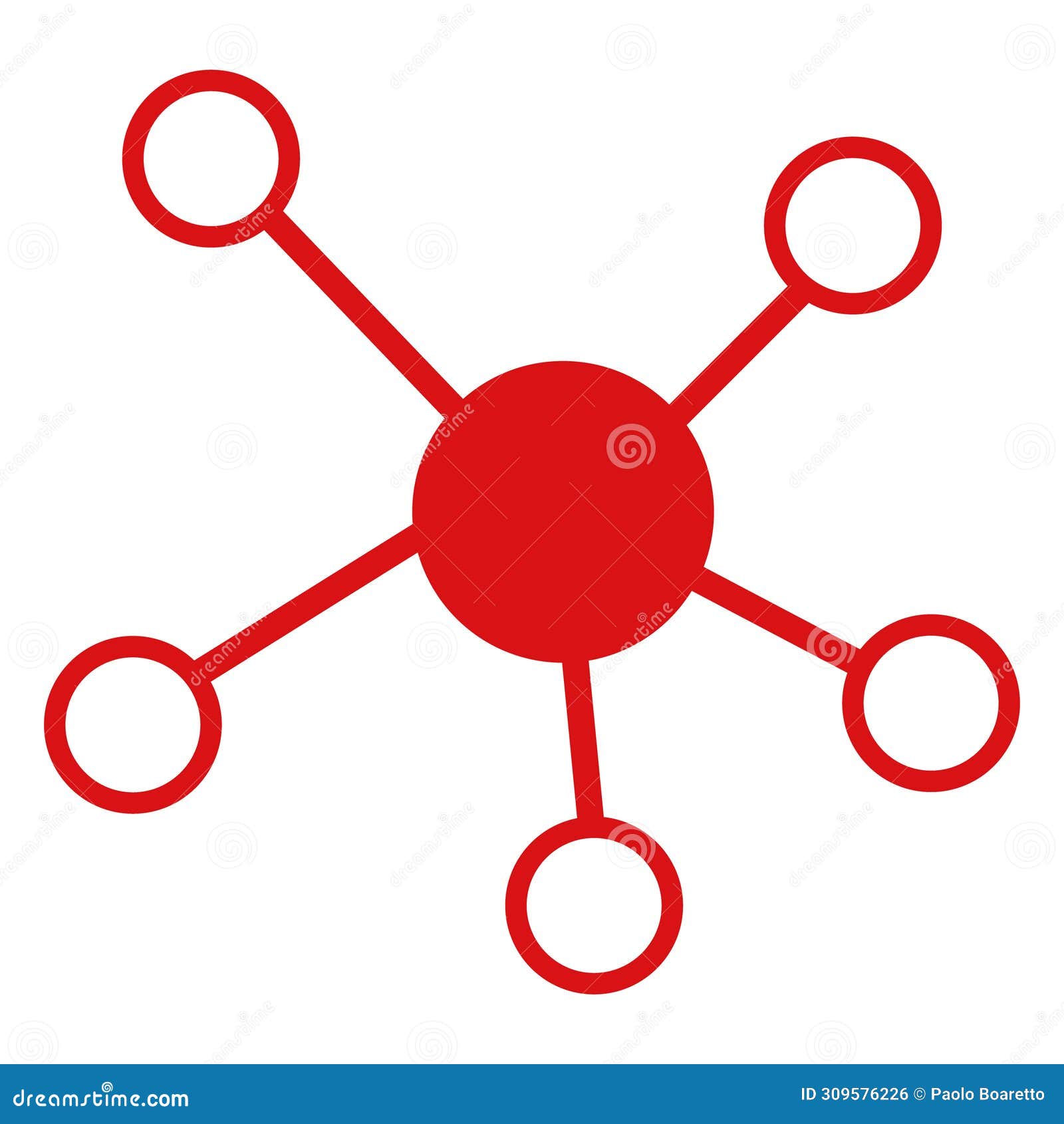 Connections Vector Icon. Pictogram is Isolated on a White Background ...