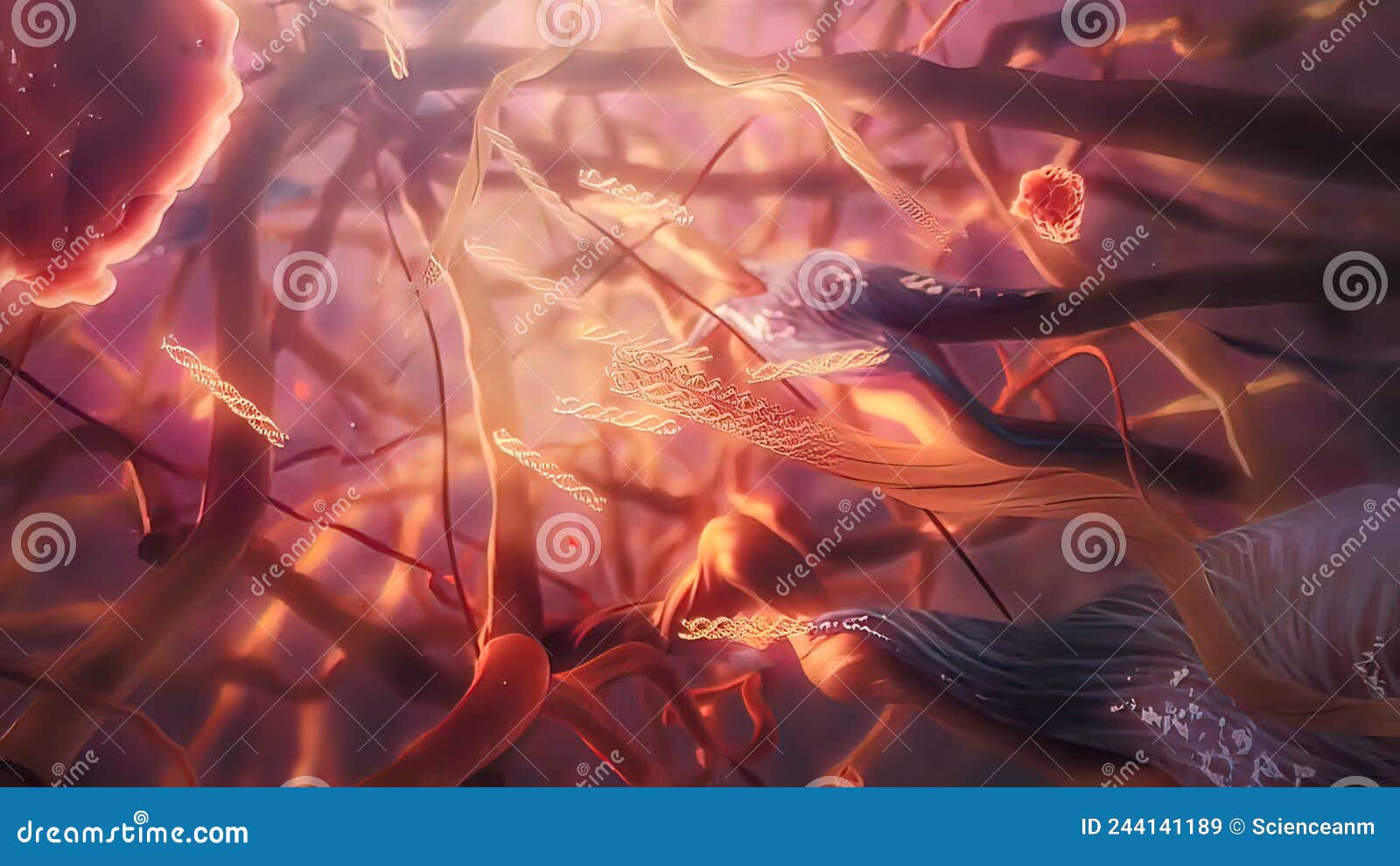 Structure Of The Chondrocytes Cartoon Vector | CartoonDealer.com #83102593