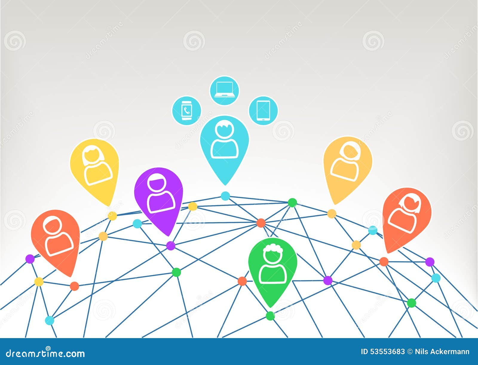 Connectivity and Communication within Social Network with Connected ...