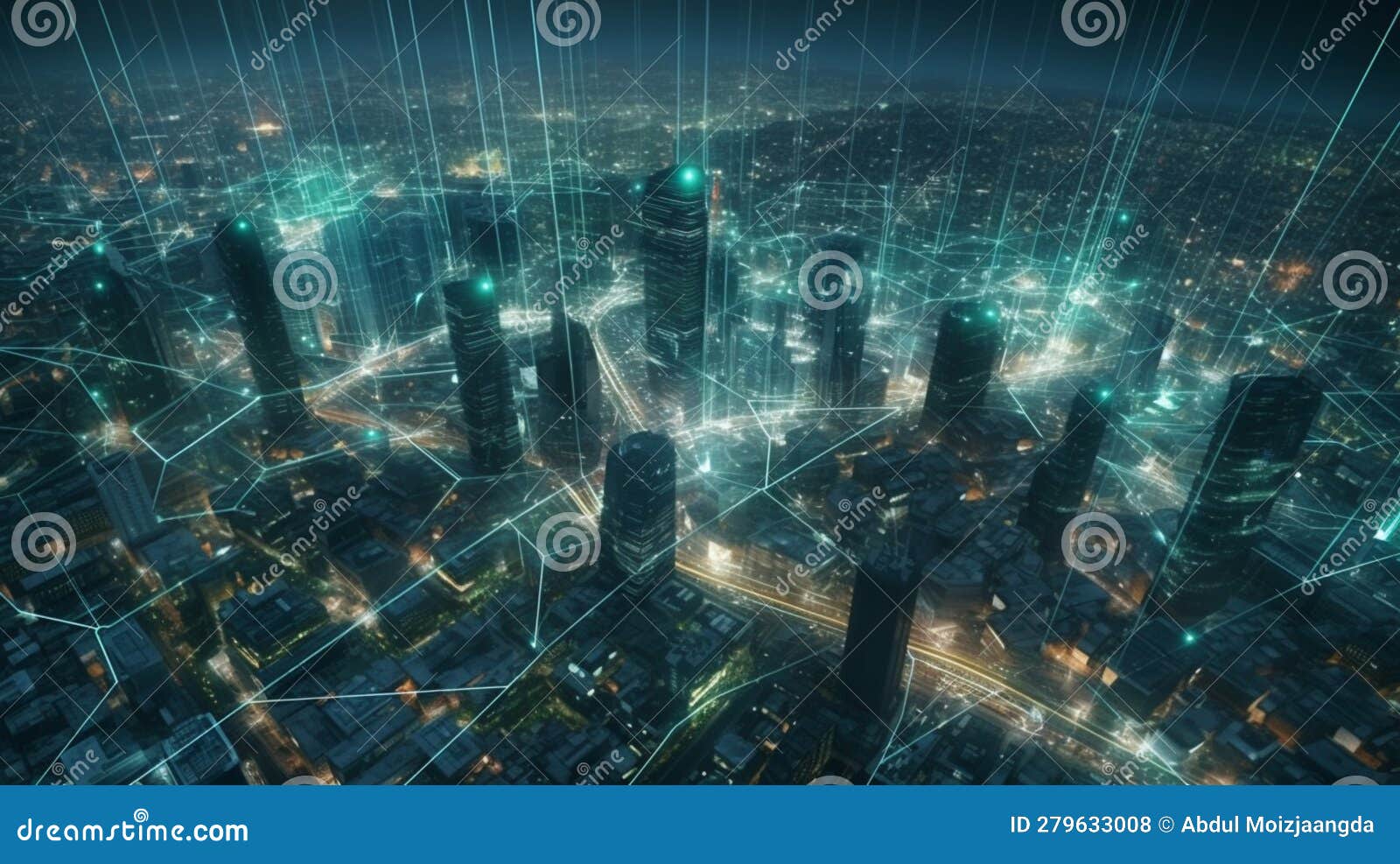 Connectivity Concept, Telecommunication Network Empowers Smart Grid and ...