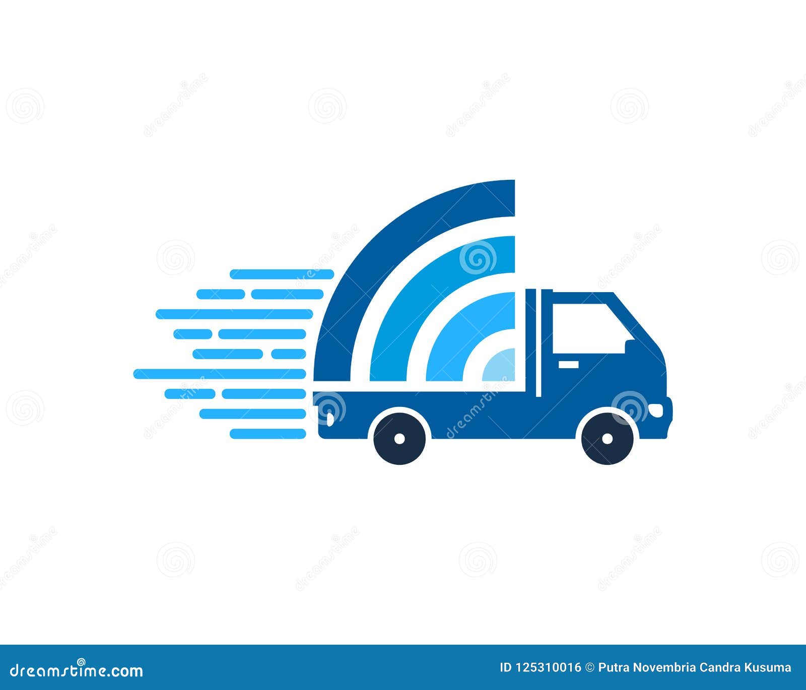 Connectivity Delivery Logo Icon Design Stock Vector - Illustration of ...