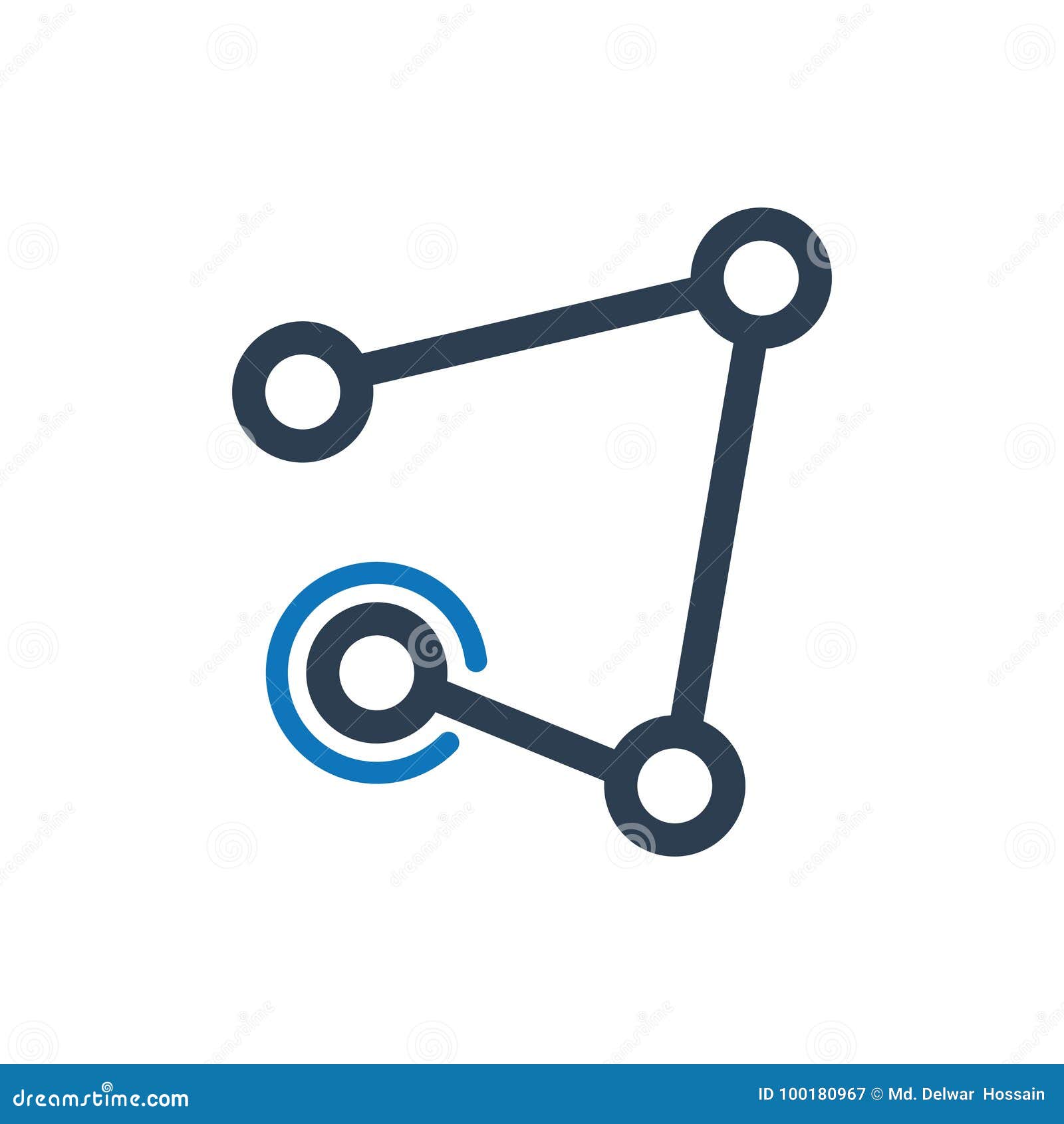 Connectivity Icon stock vector. Illustration of communication - 100180967