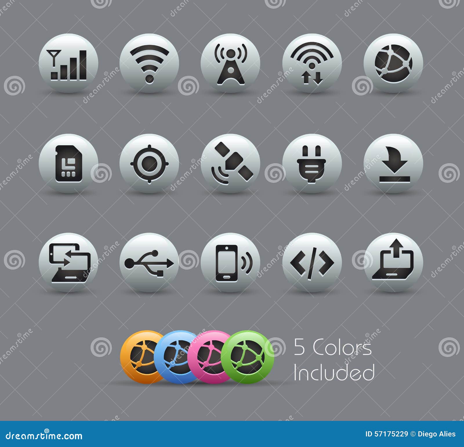 Connectivity Icon stock vector. Illustration of communications - 57175229