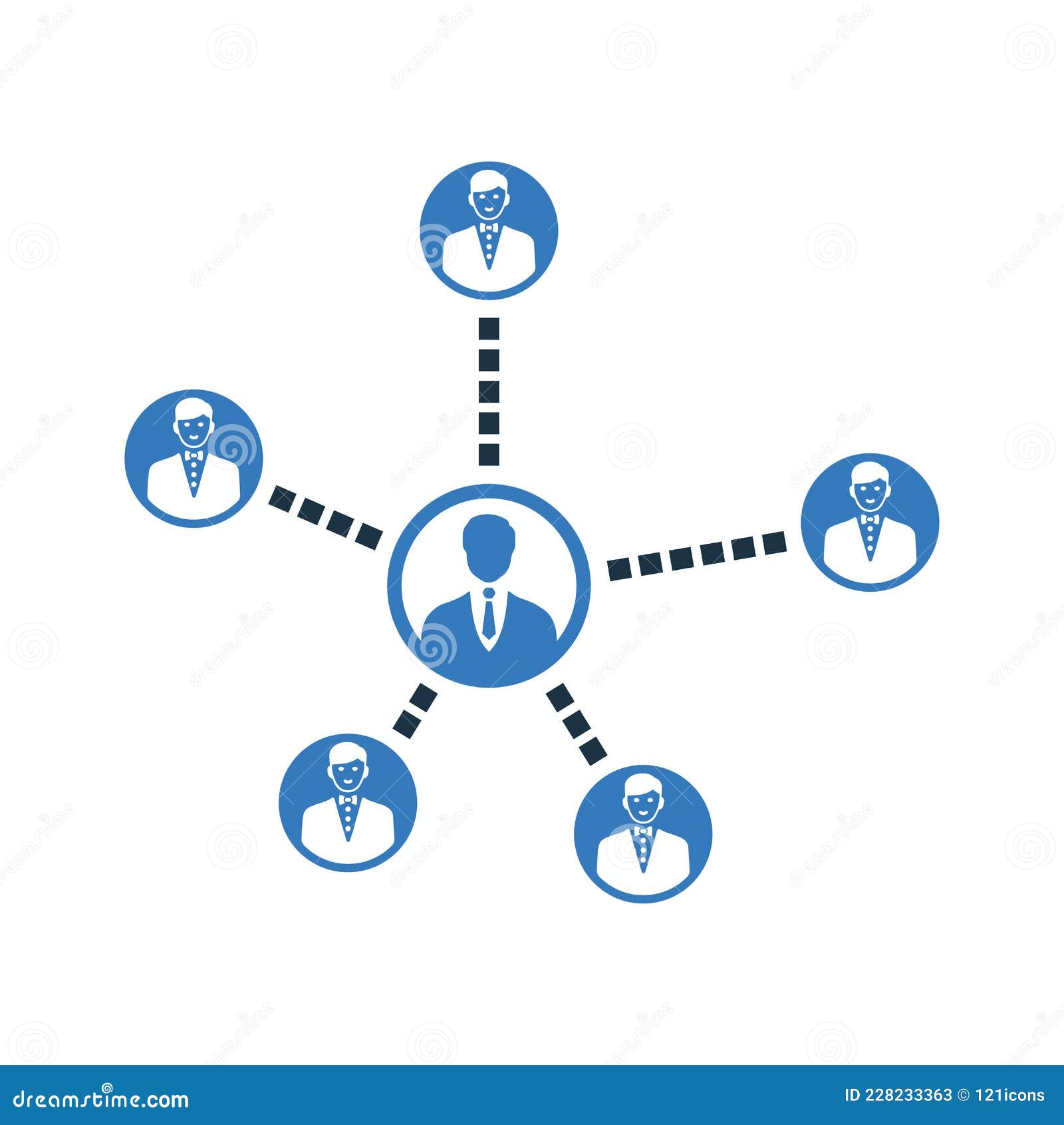 Connectivity, Link, Linking, Social Icon. Simple Flat Design Concept ...