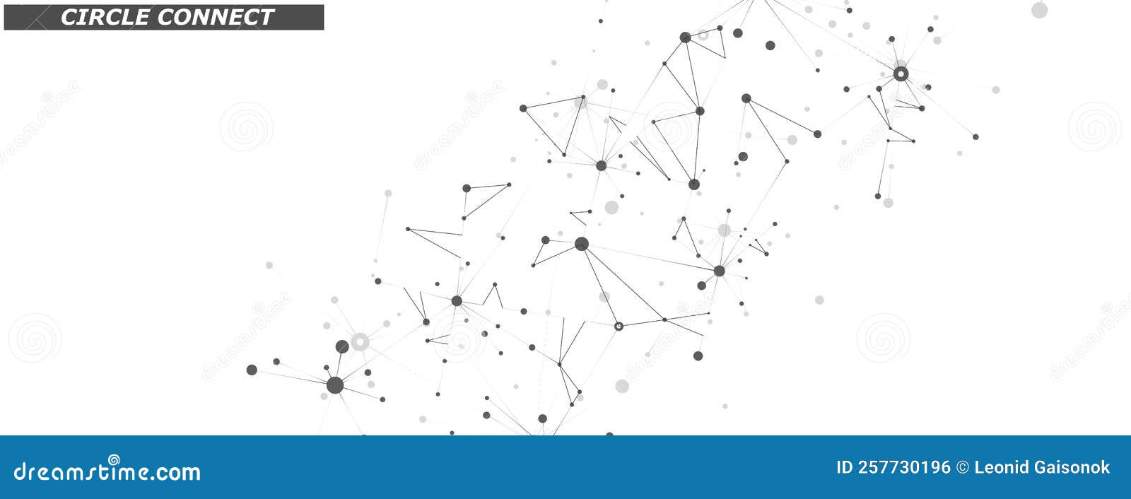 Connectivity Medical Illustration. Template Structure Space with ...
