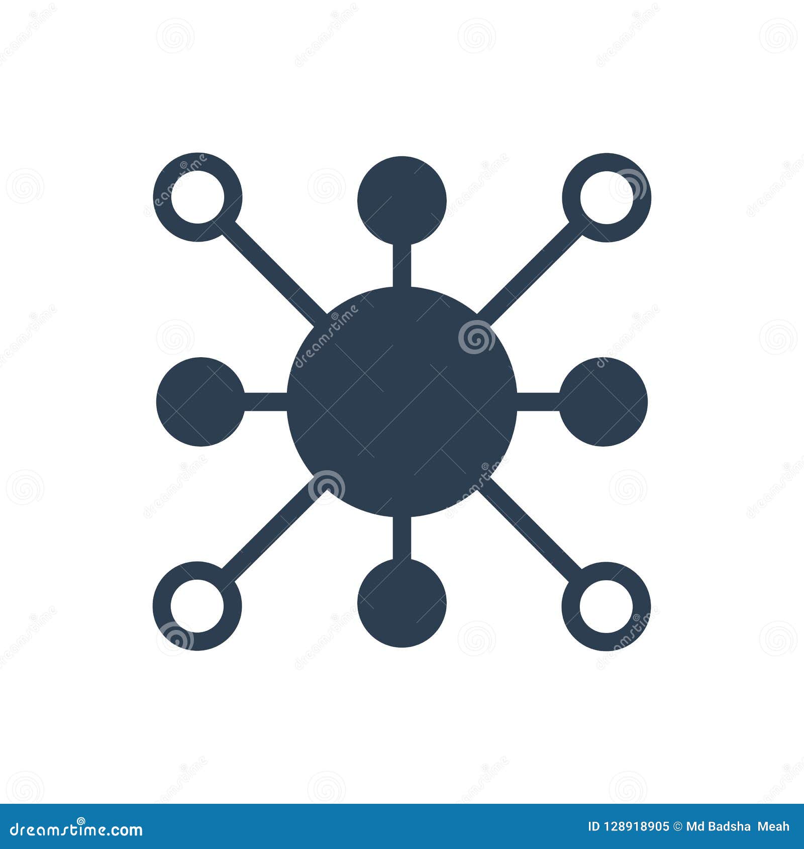 Connectivity Network Icon stock vector. Illustration of network - 128918905