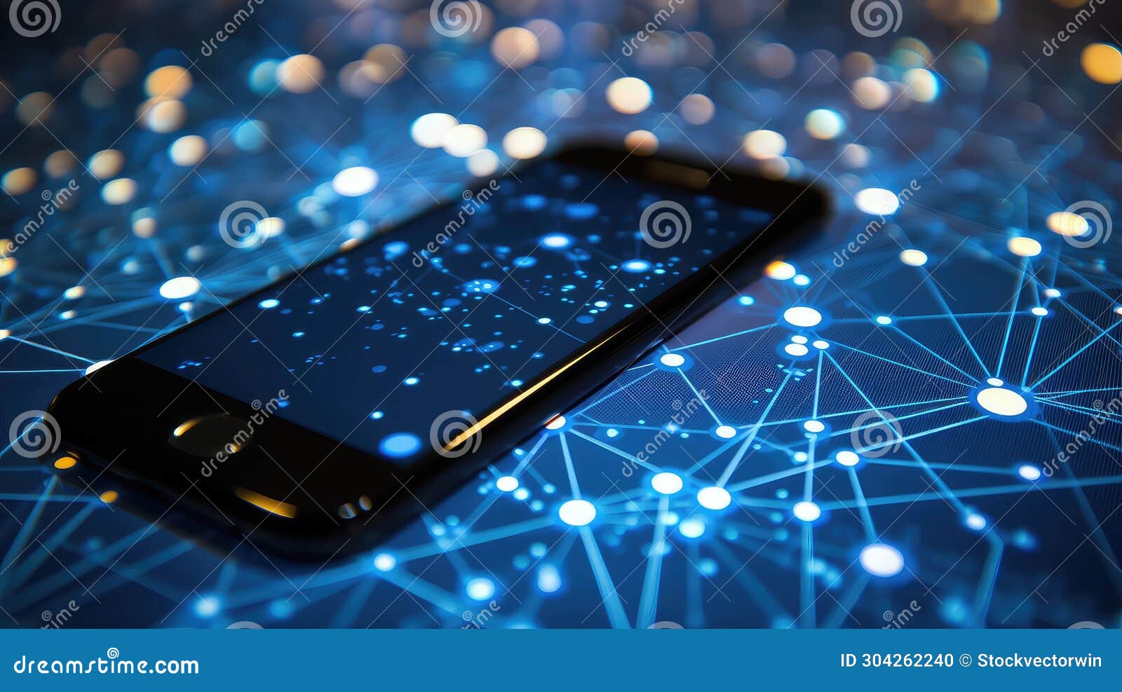 Connectivity Network Internet Background Stock Illustration ...