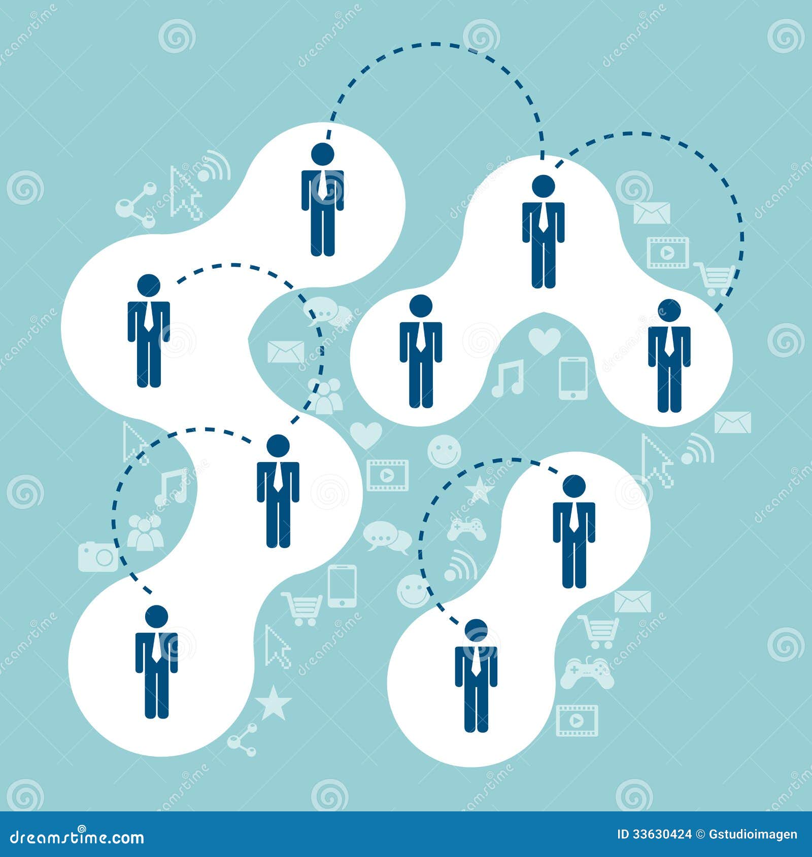 Connectivity stock vector. Illustration of backdrop, computing - 33630424