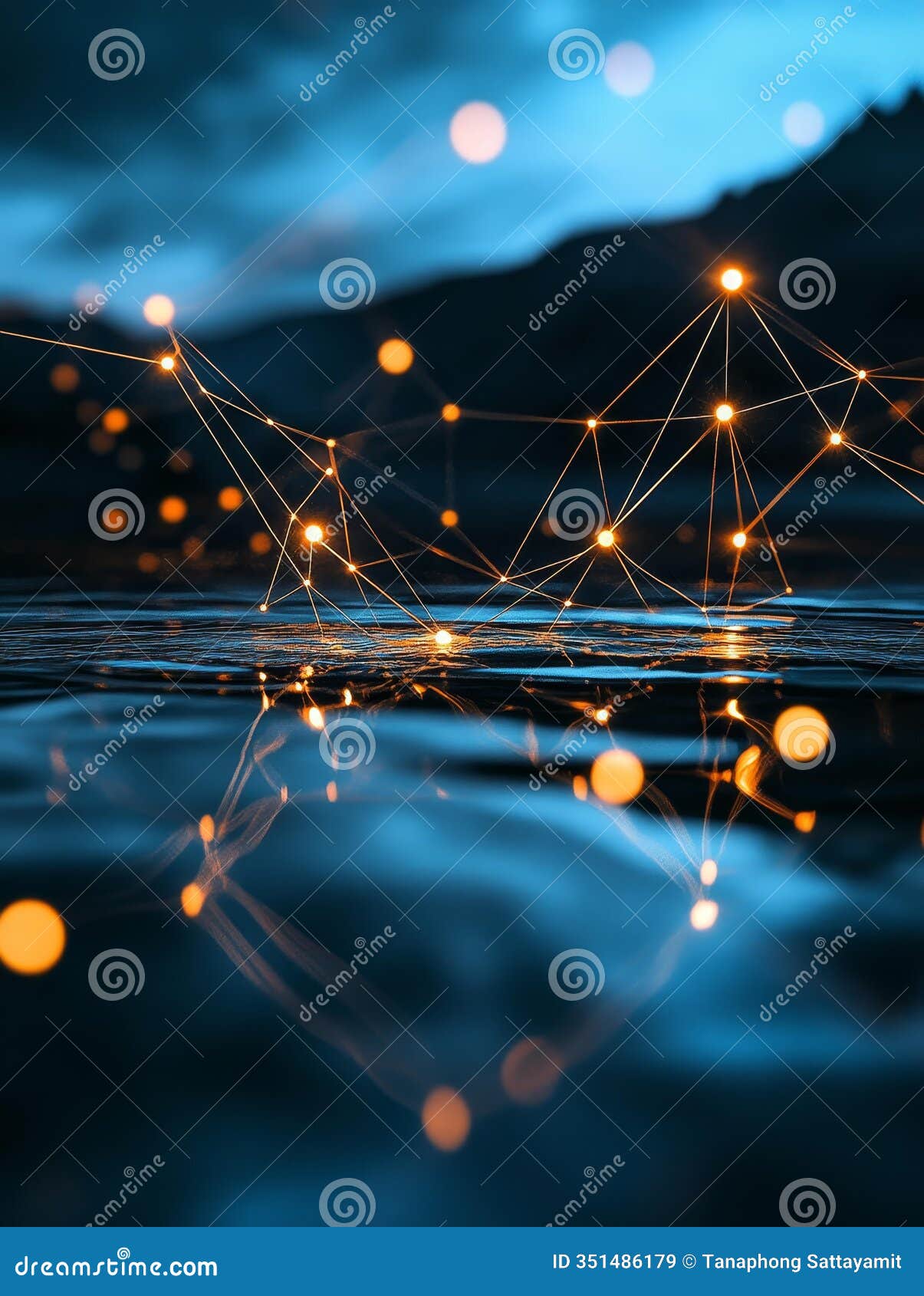 Illuminated Network Reflection Connectivity Reflection Innovation ...