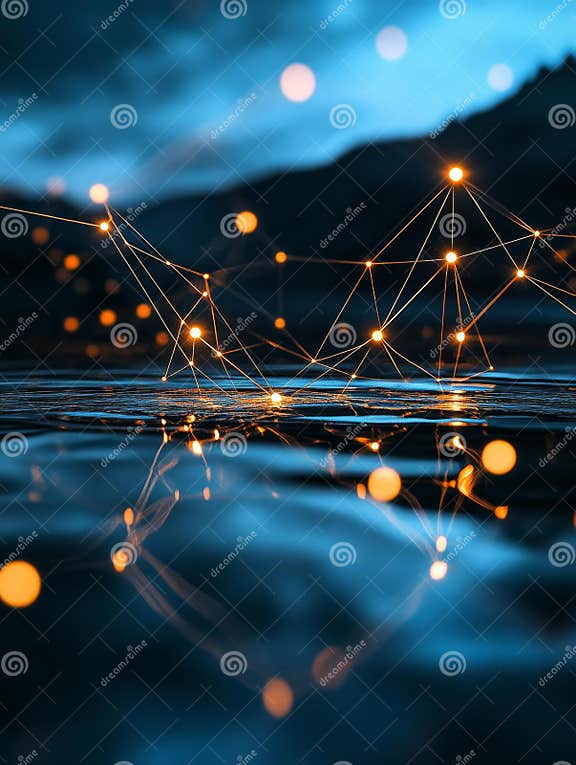 Illuminated Network Reflection Connectivity Reflection Innovation ...