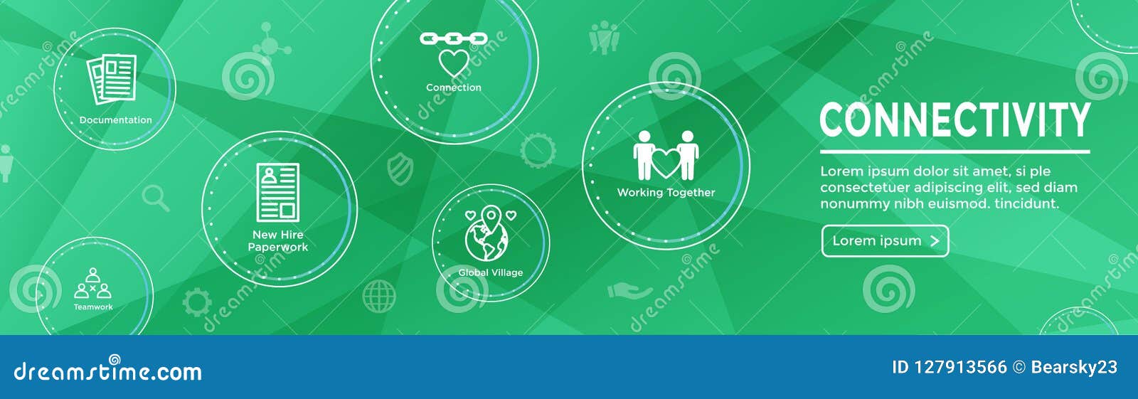 Connectivity Web Header Banner with Togetherness, Connectnedness and ...