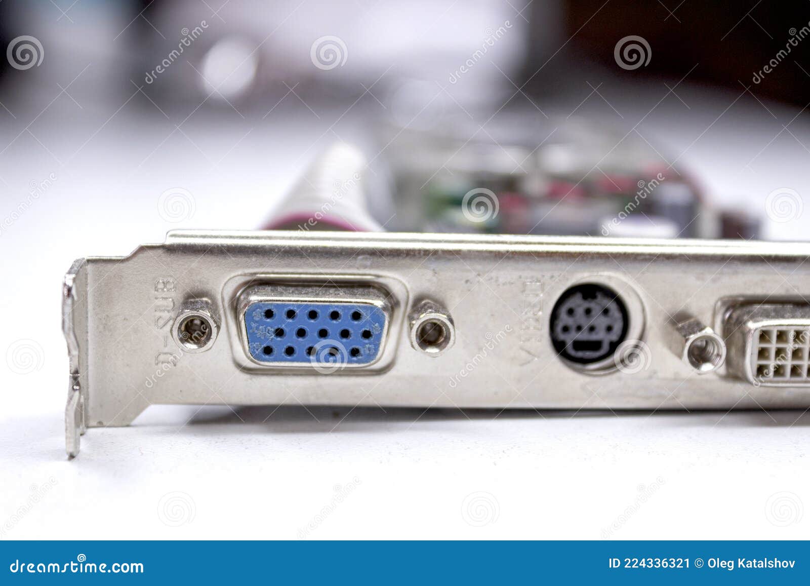 The Connector for the Chip. Inputs and Outputs on the PC Processor ...