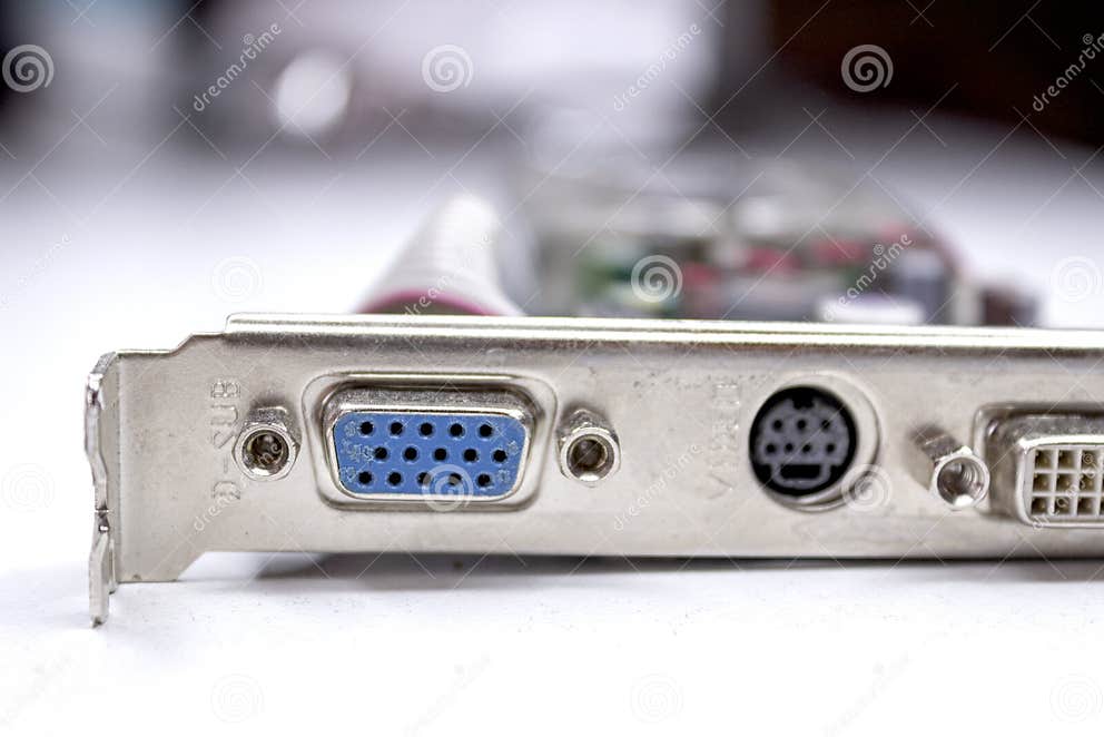 The Connector for the Chip. Inputs and Outputs on the PC Processor ...