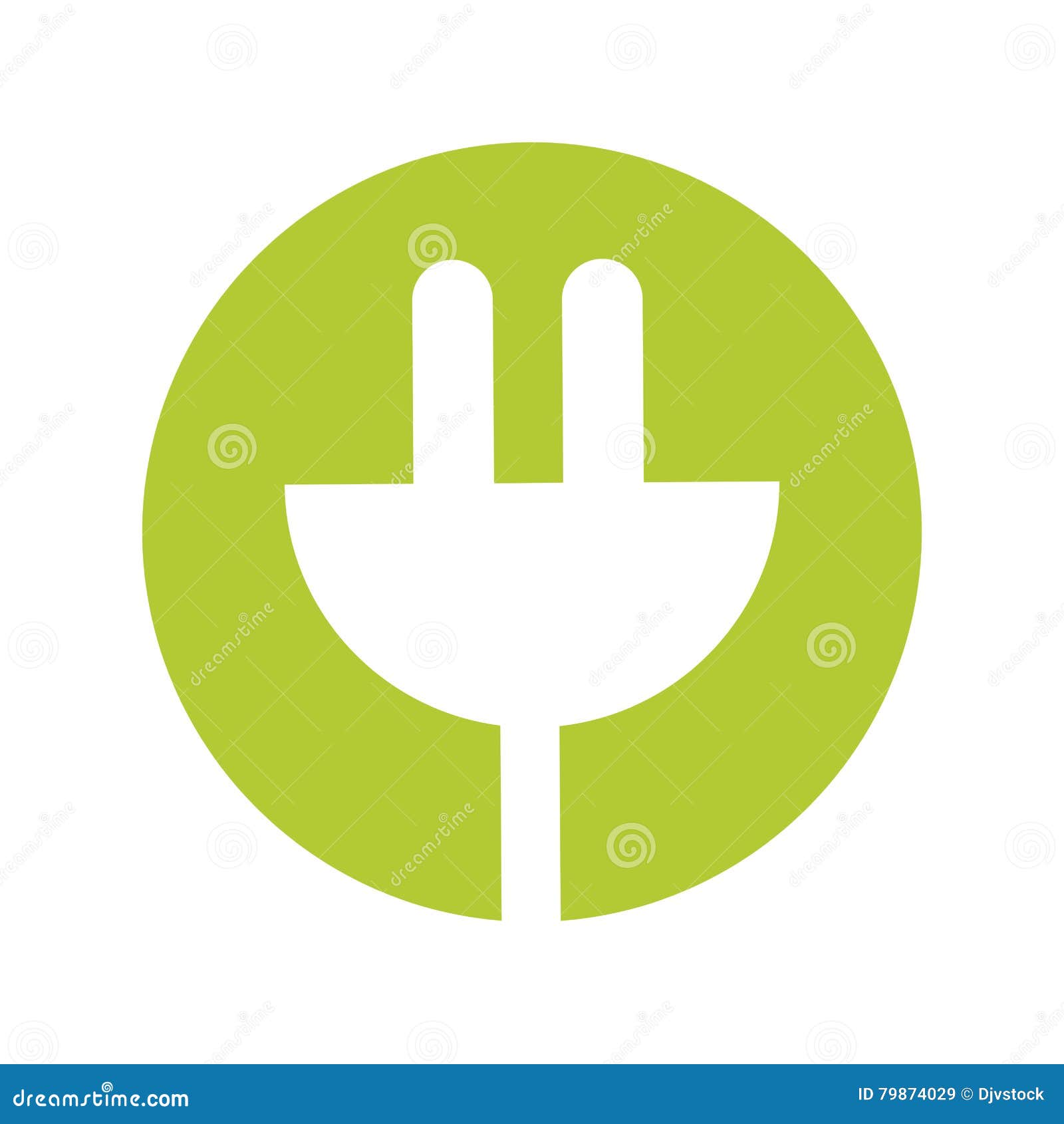Connector Energy Ecology Isolated Icon Stock Vector - Illustration of ...