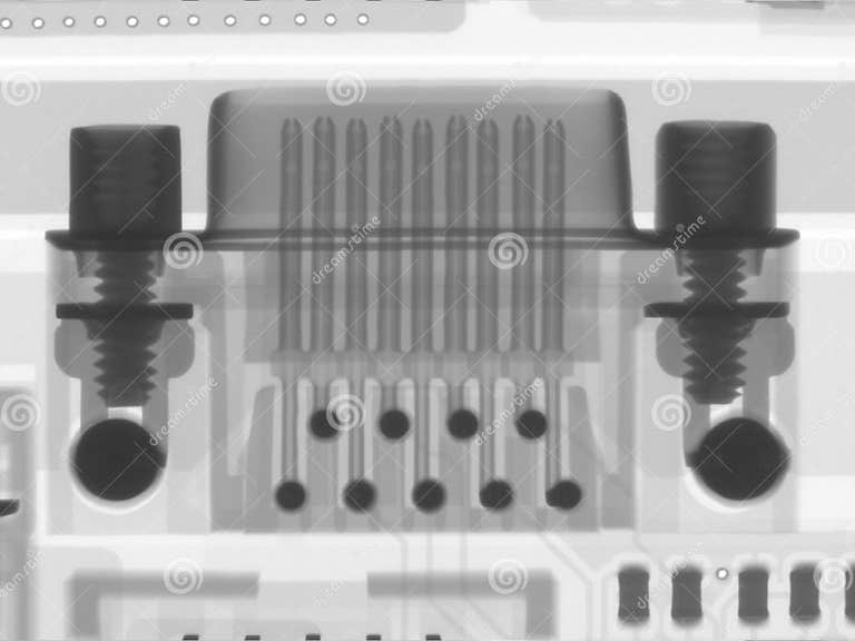 Connector X-Ray stock photo. Image of board, circuit - 47481564