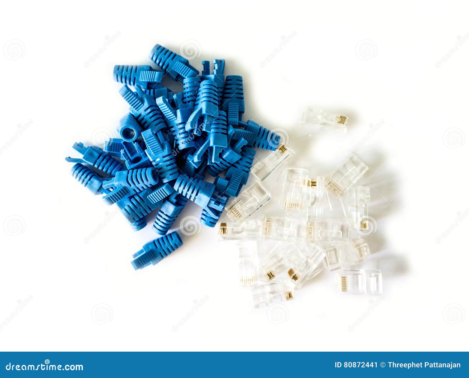 Connector Rj45 Boot Cover Rj45 Connectors White Background Photos ...