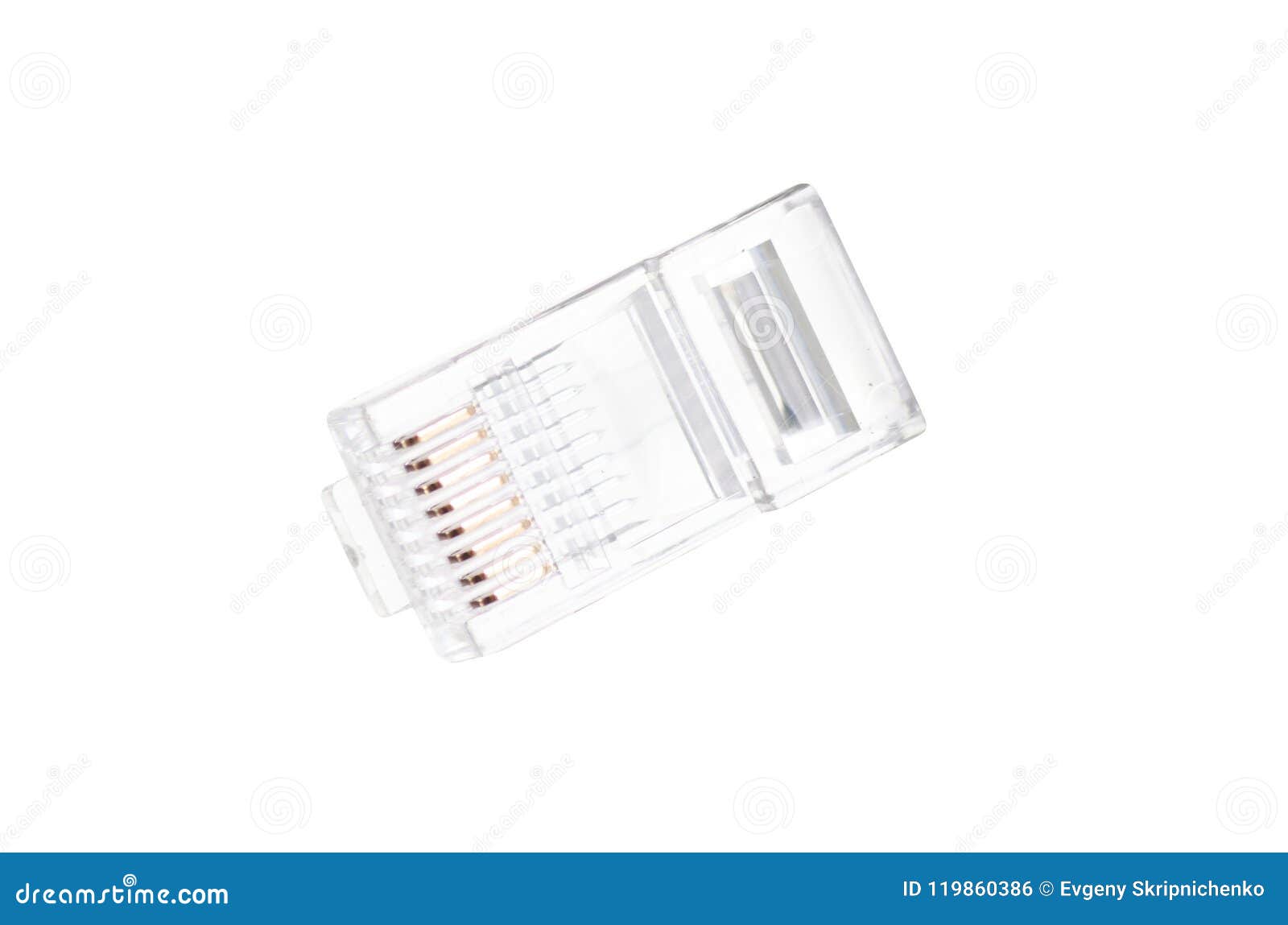 Connector rj45 isolation stock photo. Image of broadband - 119860386
