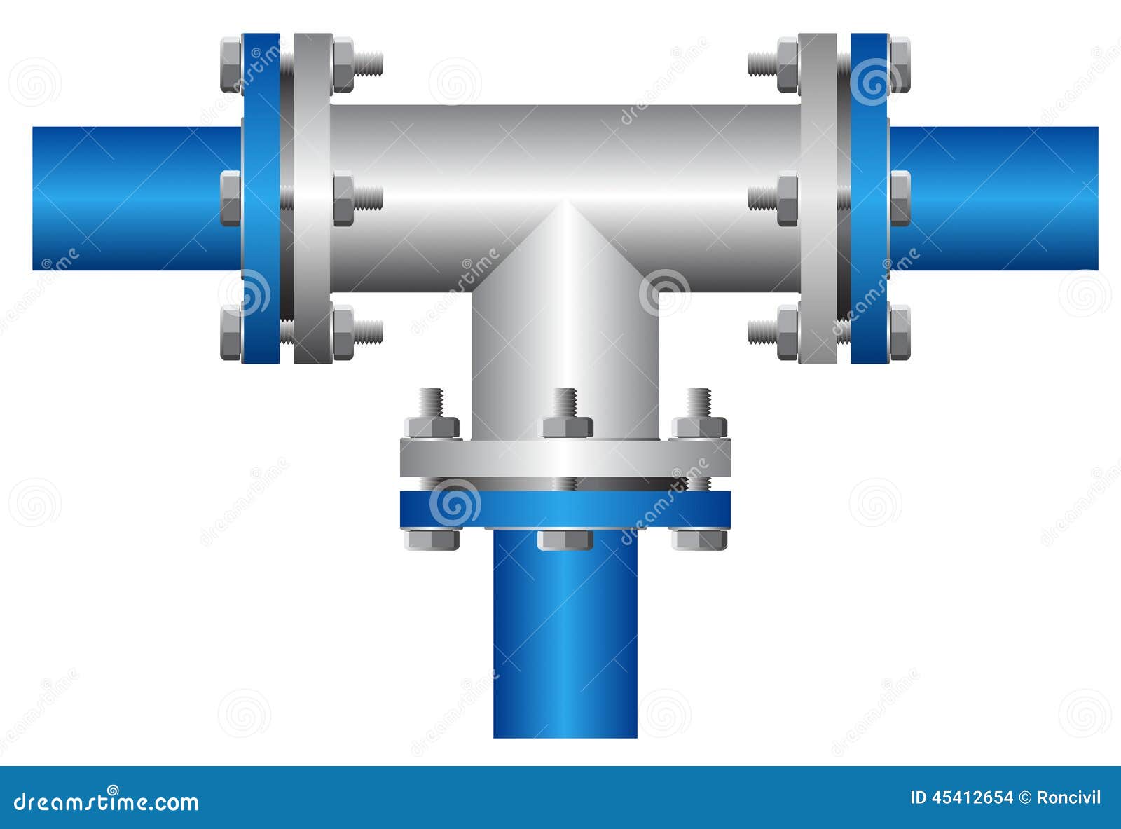 Connector stock vector. Illustration of degree, iron - 45412654
