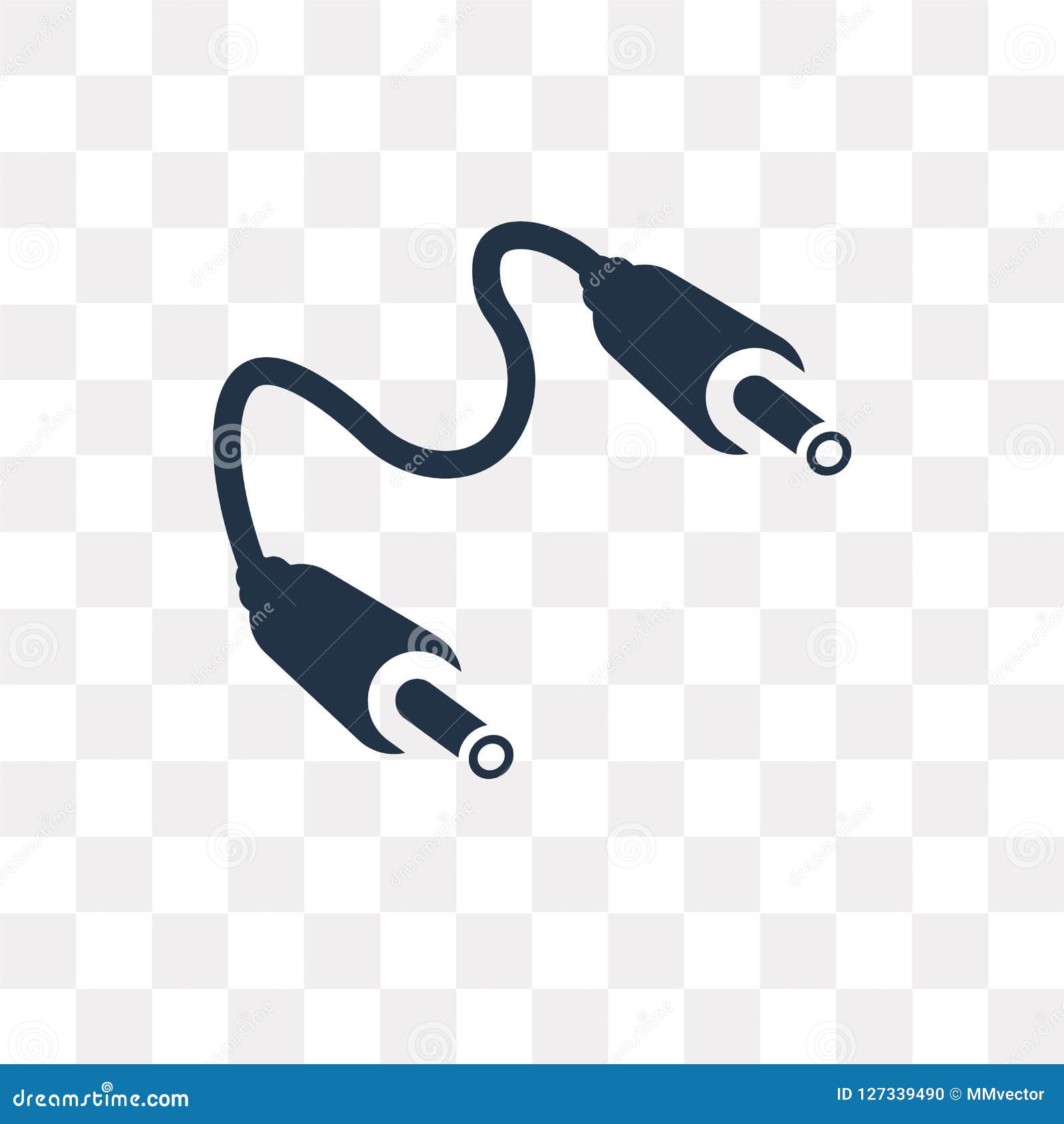 Connector Vector Icon Isolated On Transparent Background, Connector ...