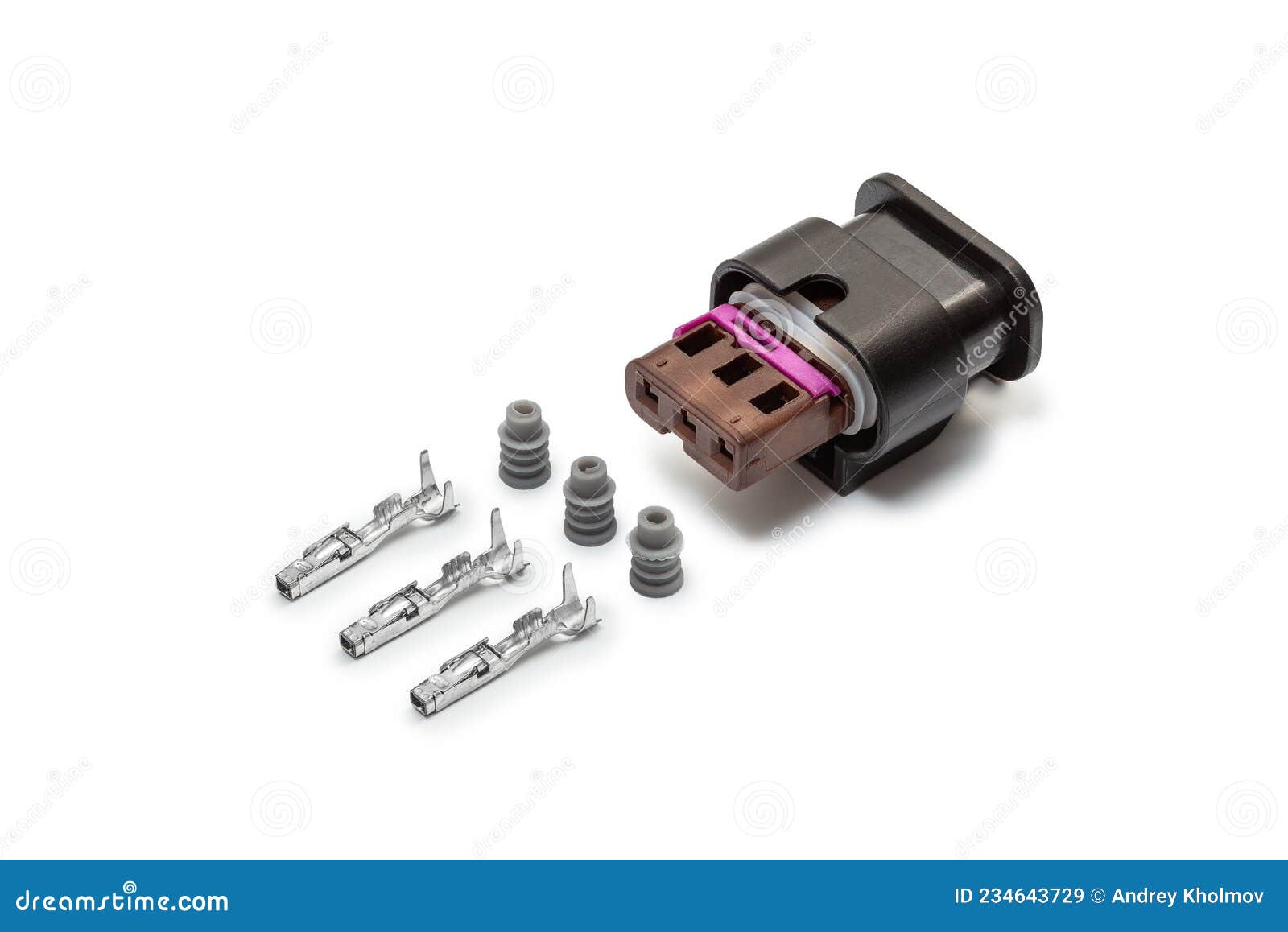 Connector for Wiring in Industry Stock Image - Image of aluminum ...