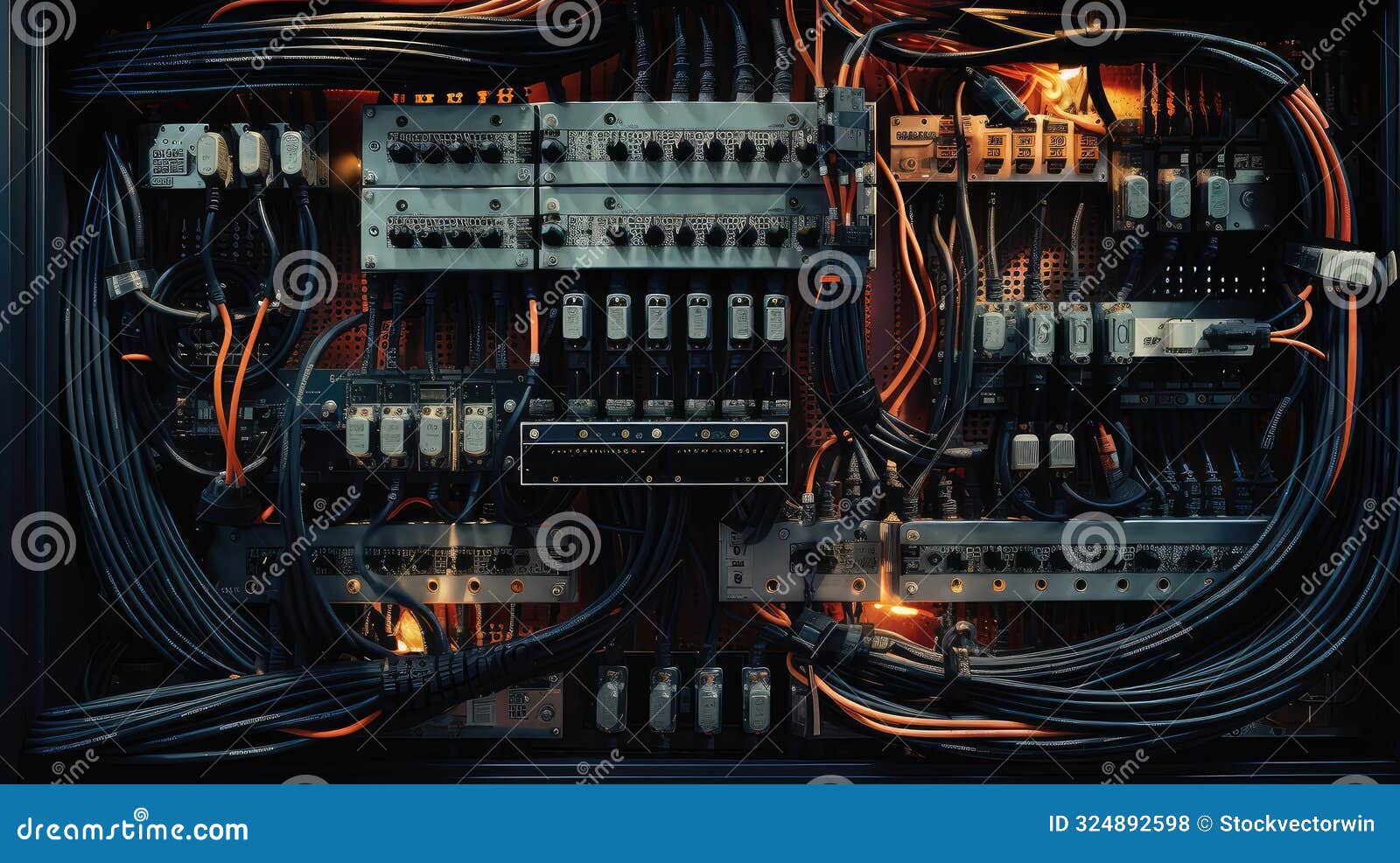 Connectors cable guy stock illustration. Illustration of maintenance ...