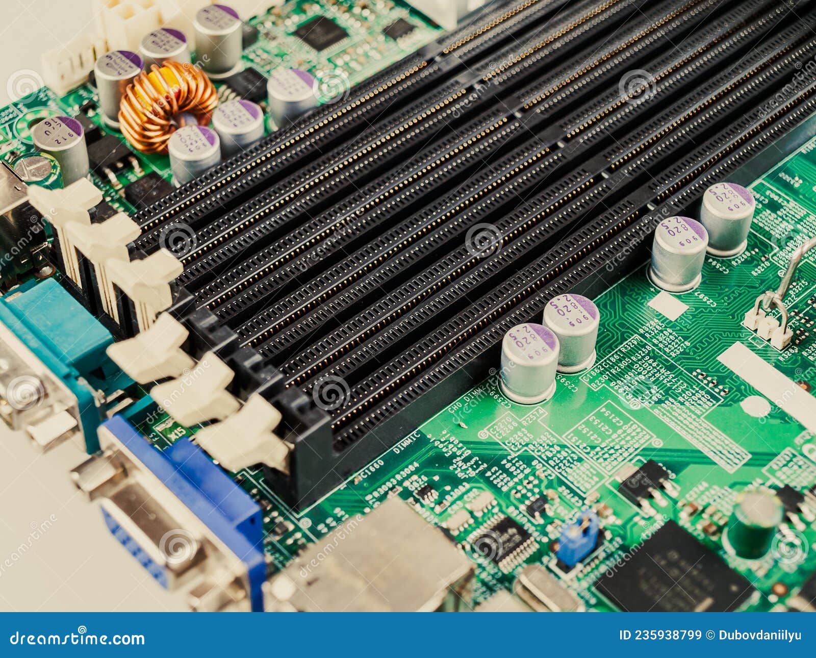 Connectors for Connecting RAM Modules of a Desktop Personal Computer or ...