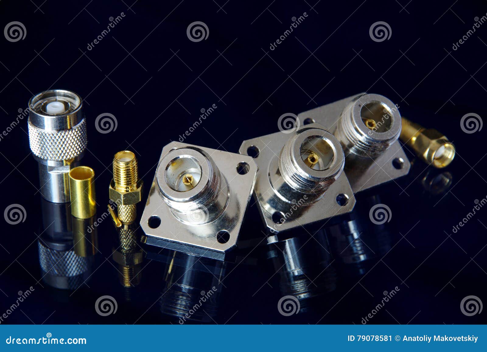 Connectors stock image. Image of frequency, data, reflection - 79078581