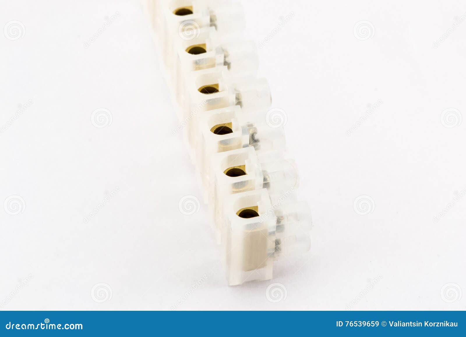 Connectors In The Electrical Main Distribution Board Unit ,circuit Of ...