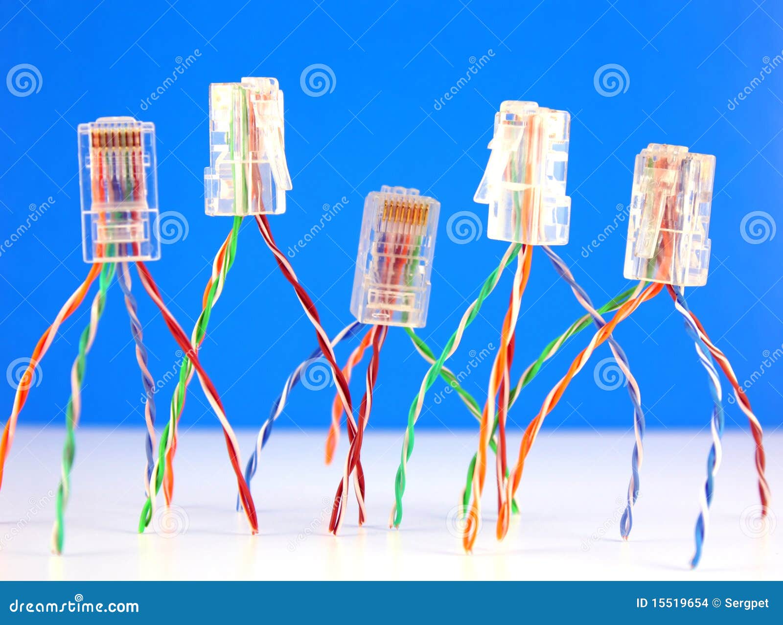 Connectors RJ45 for Network Stock Photo - Image of business ...