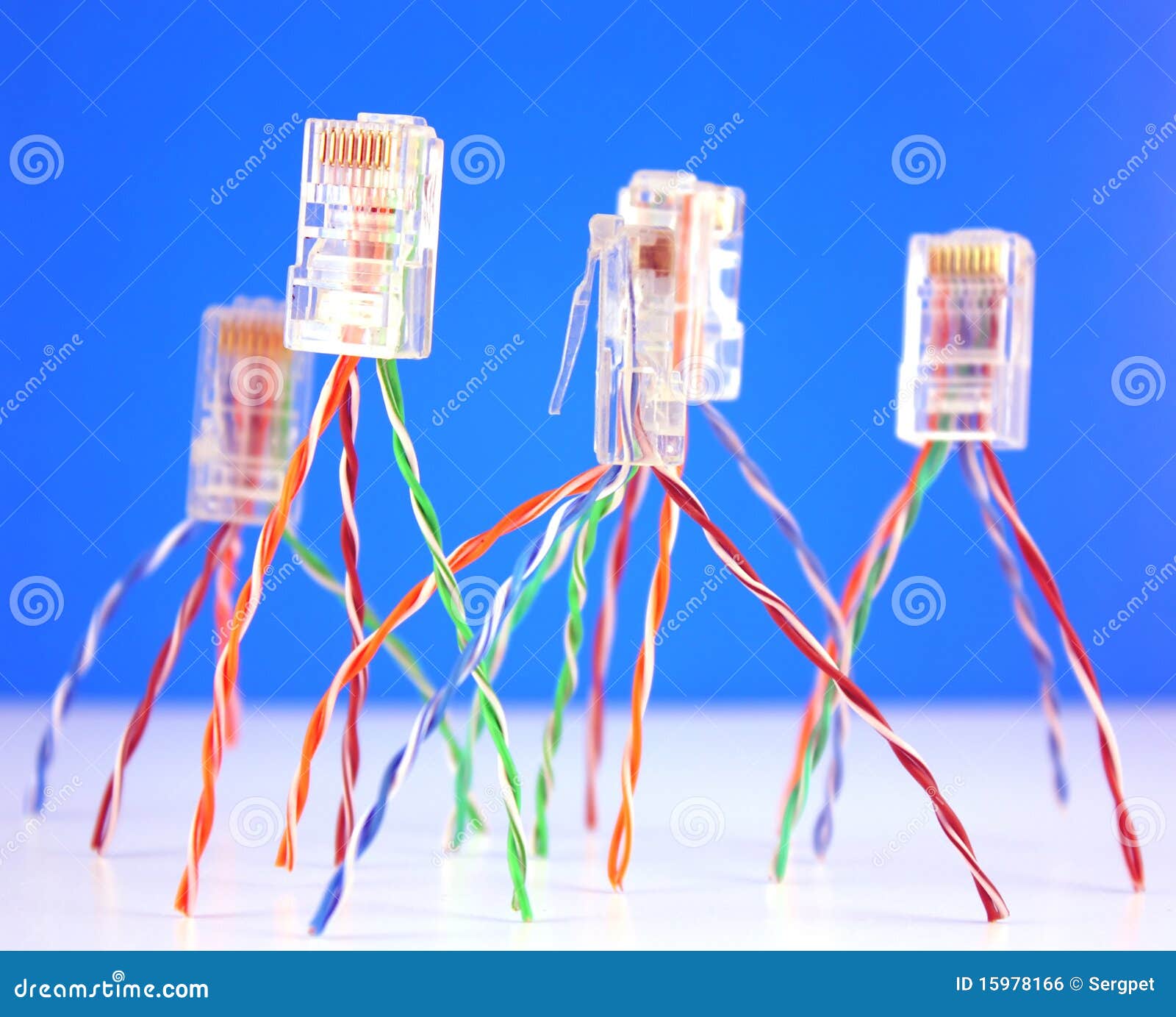 Connectors RJ45 for Network Stock Photo - Image of connection, business ...