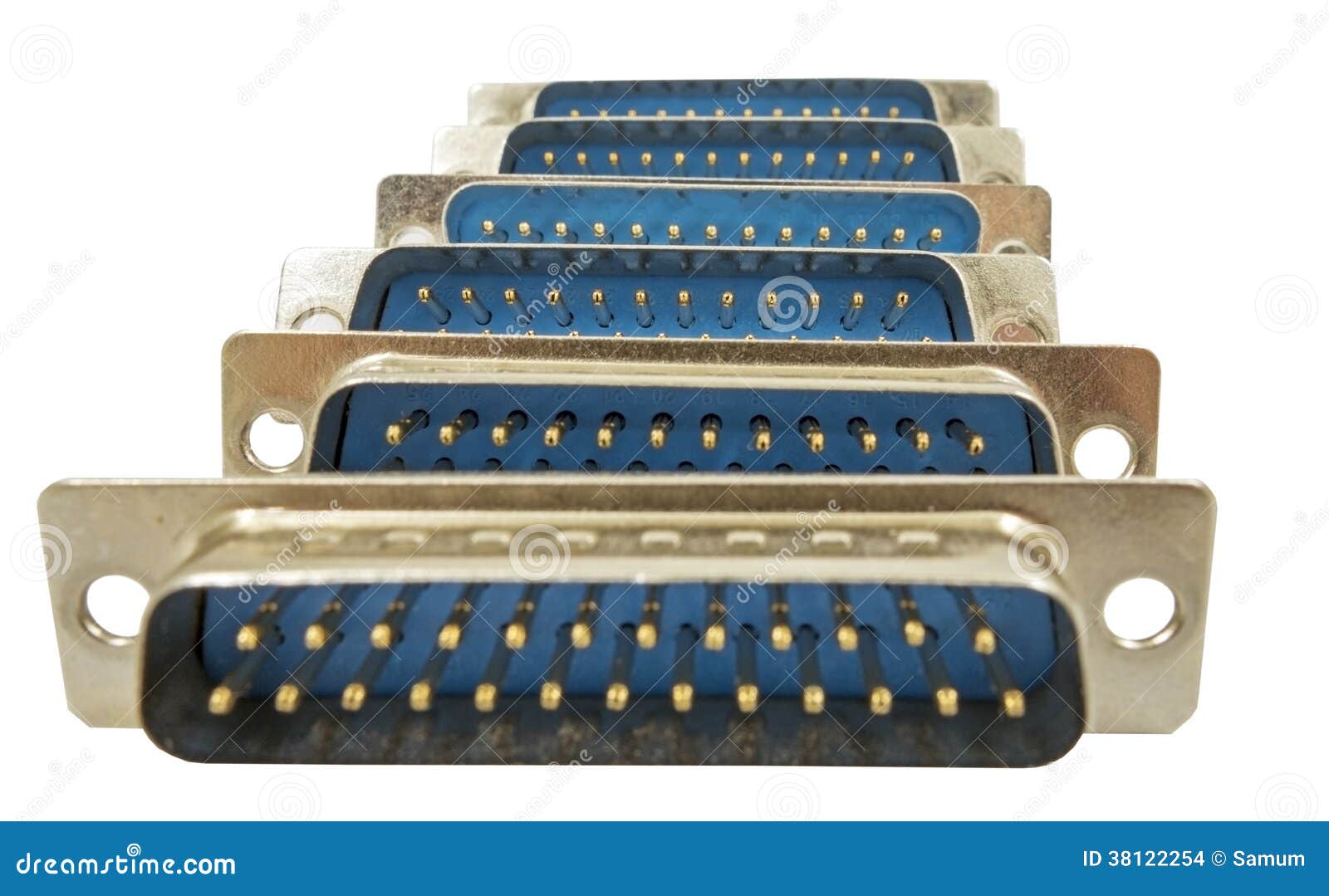 Connectors stock photo. Image of tech, white, electrical - 38122254