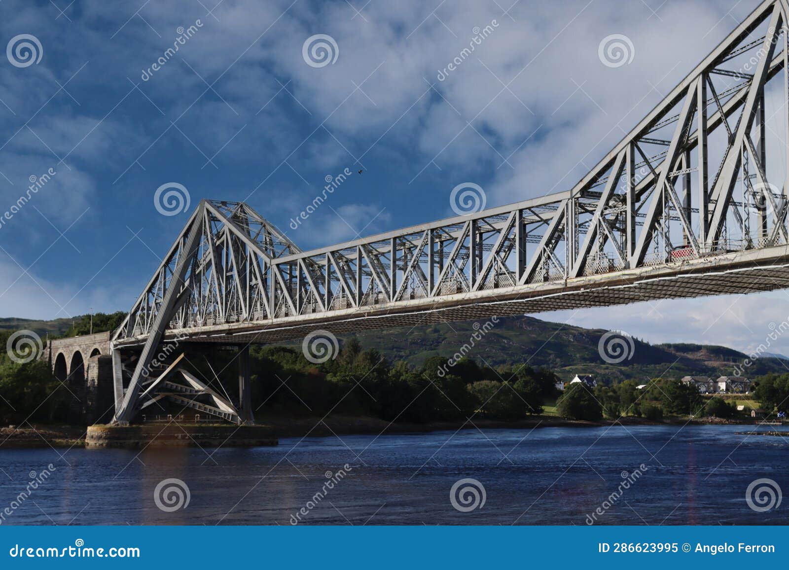 Connel Bridge Scotland Great Britain- Stock Image - Image of reflection ...