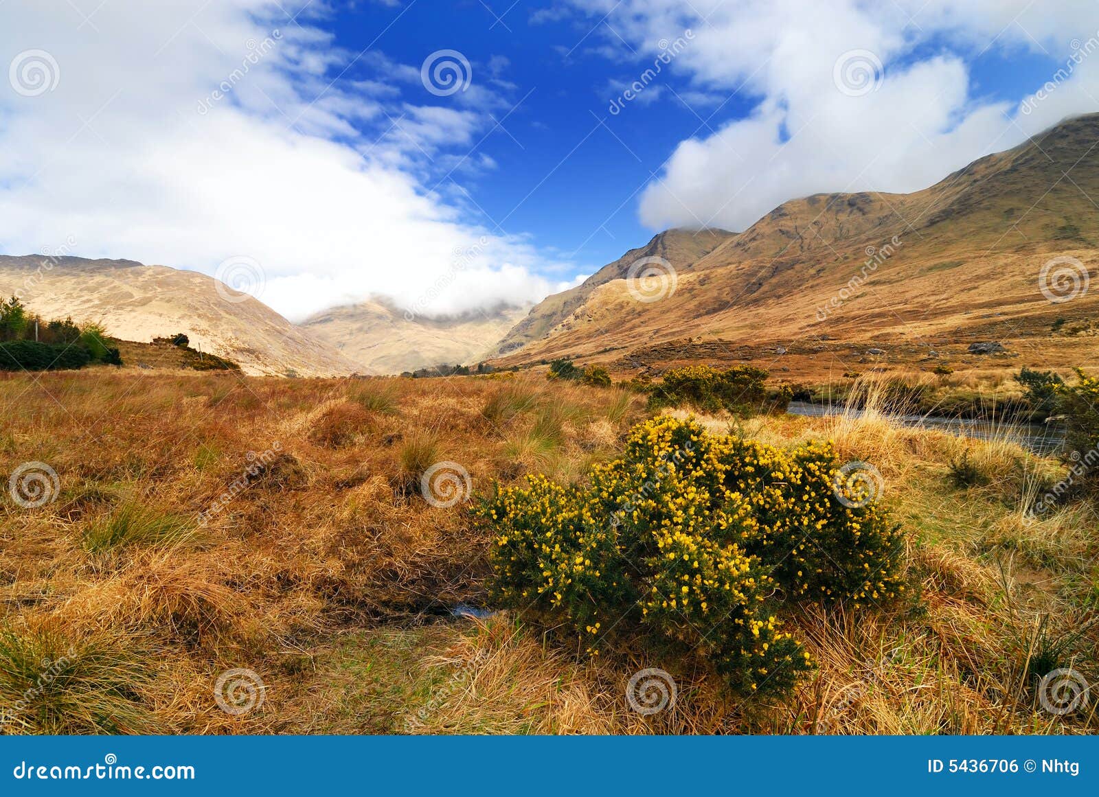 Connemara stock photo. Image of mountains, connemara, valley - 5436706