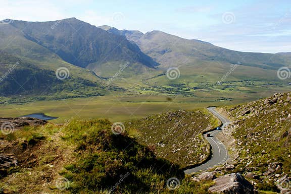 Connor pass ireland stock image. Image of hike, connor - 56324629