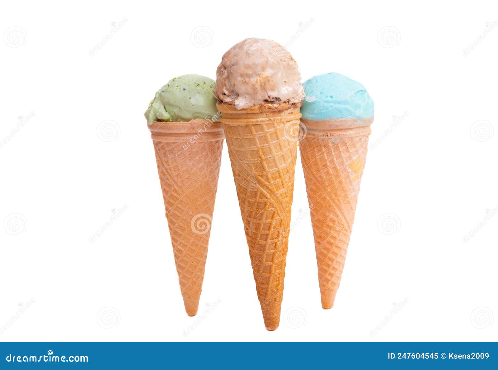 Cono de helado aislado imagen de archivo. Imagen de dulce - 247604545