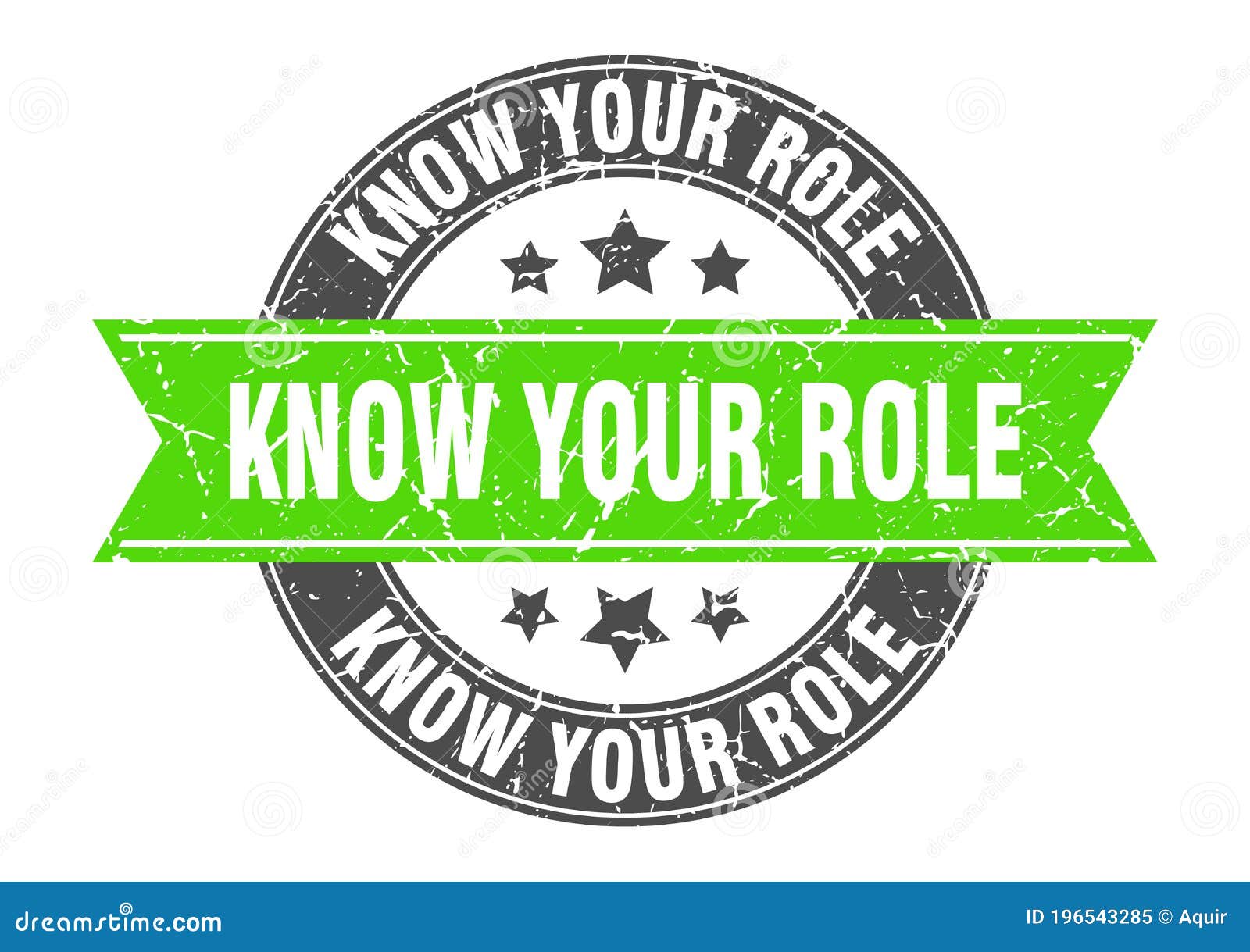 Conoce tu marca de rol ilustración del vector. Ilustración de etiqueta ...