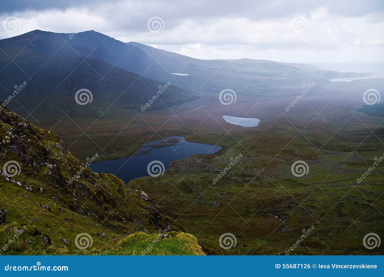 Conor pass, Dingle stock photo. Image of kerry, vivid - 55687126