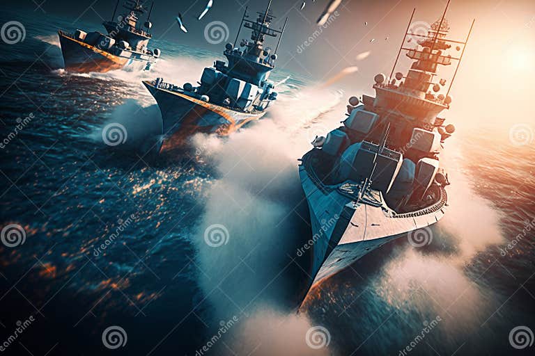 Naval Warfare Unleashed: Epic Cinematic Battles with Unreal Engine 6 ...