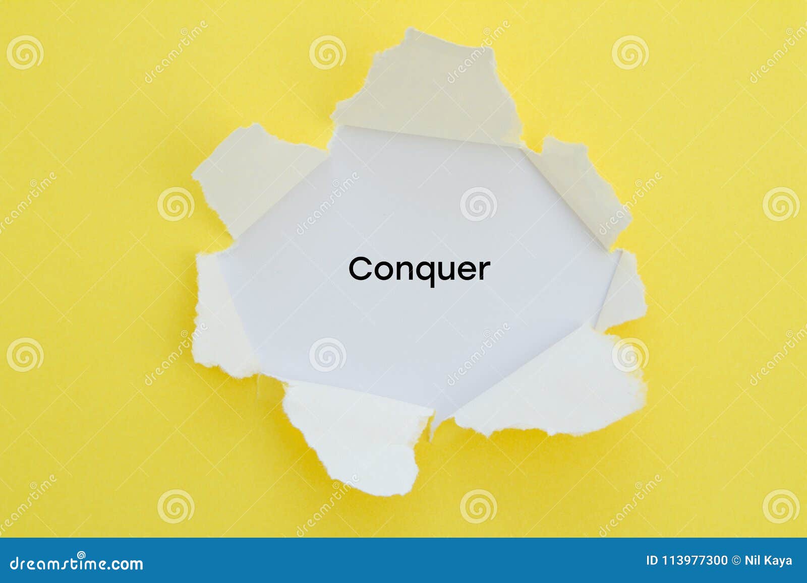 Conquer stock photo. Image of business, paper, passionate - 113977300