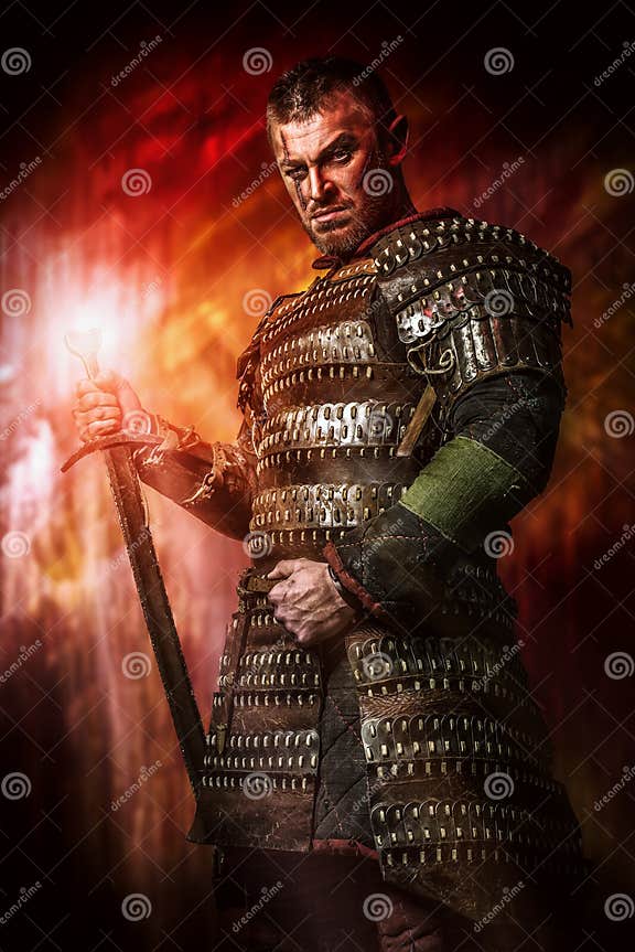 Conqueror stock image. Image of iron, knight, male, metallic - 39985713