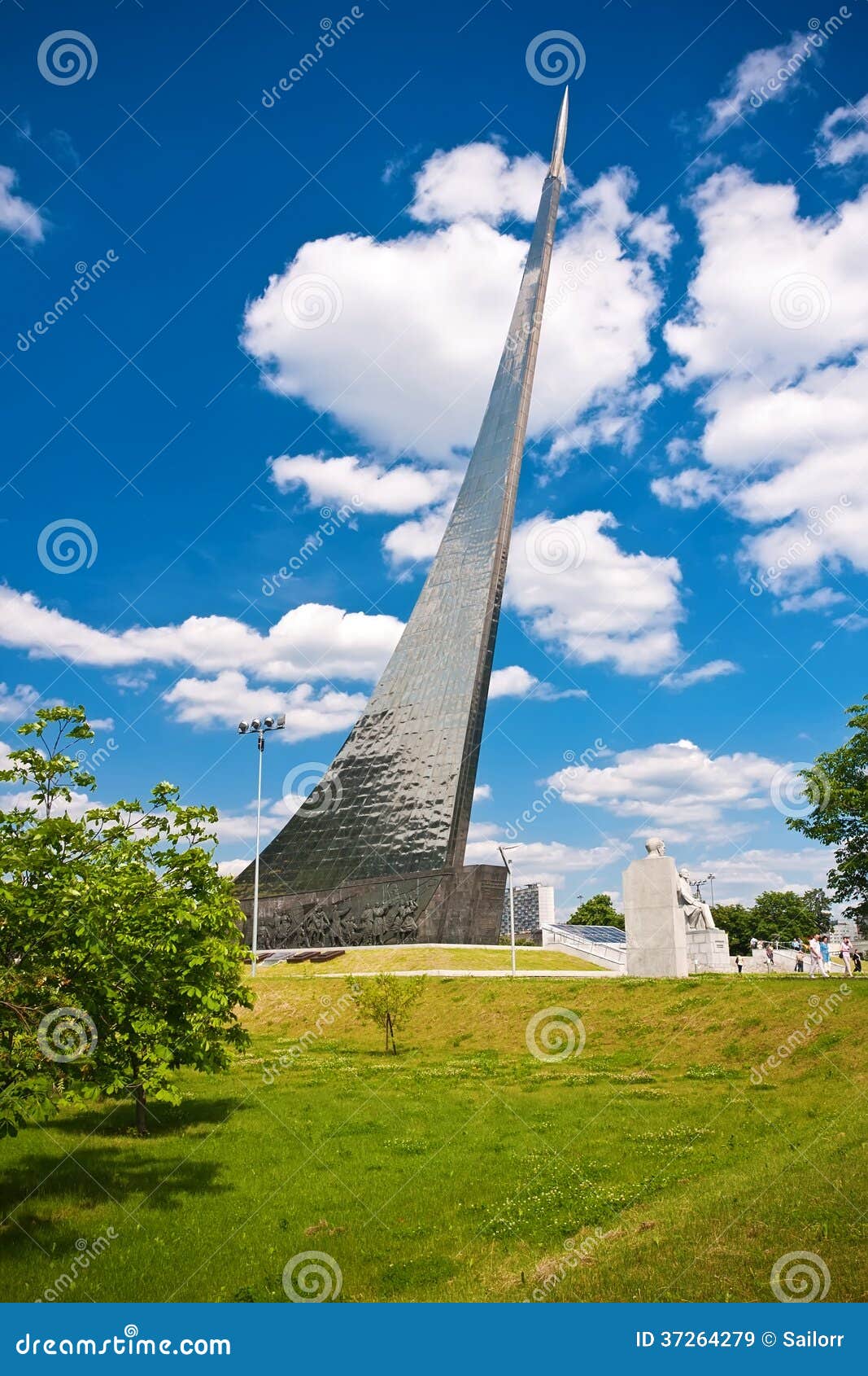 Conquerors of Space Monument Stock Image - Image of exploration, museum ...