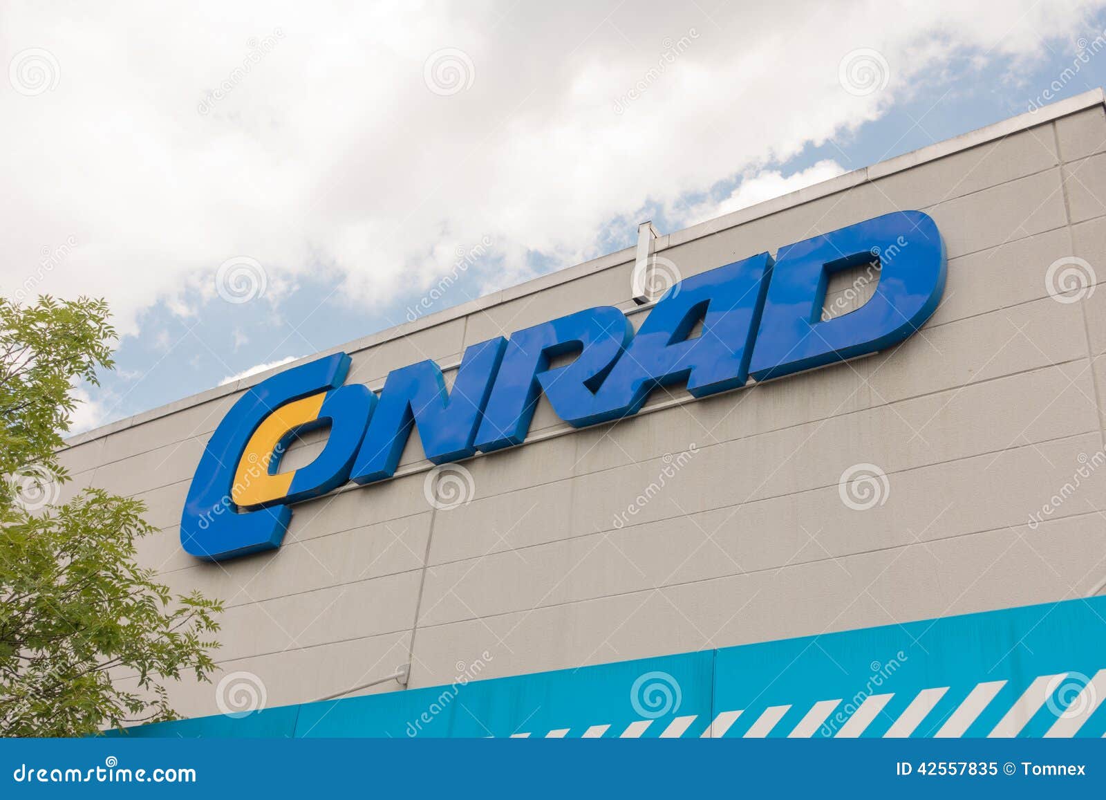 Conrad sign editorial image. Image of store, space, germany - 42557835